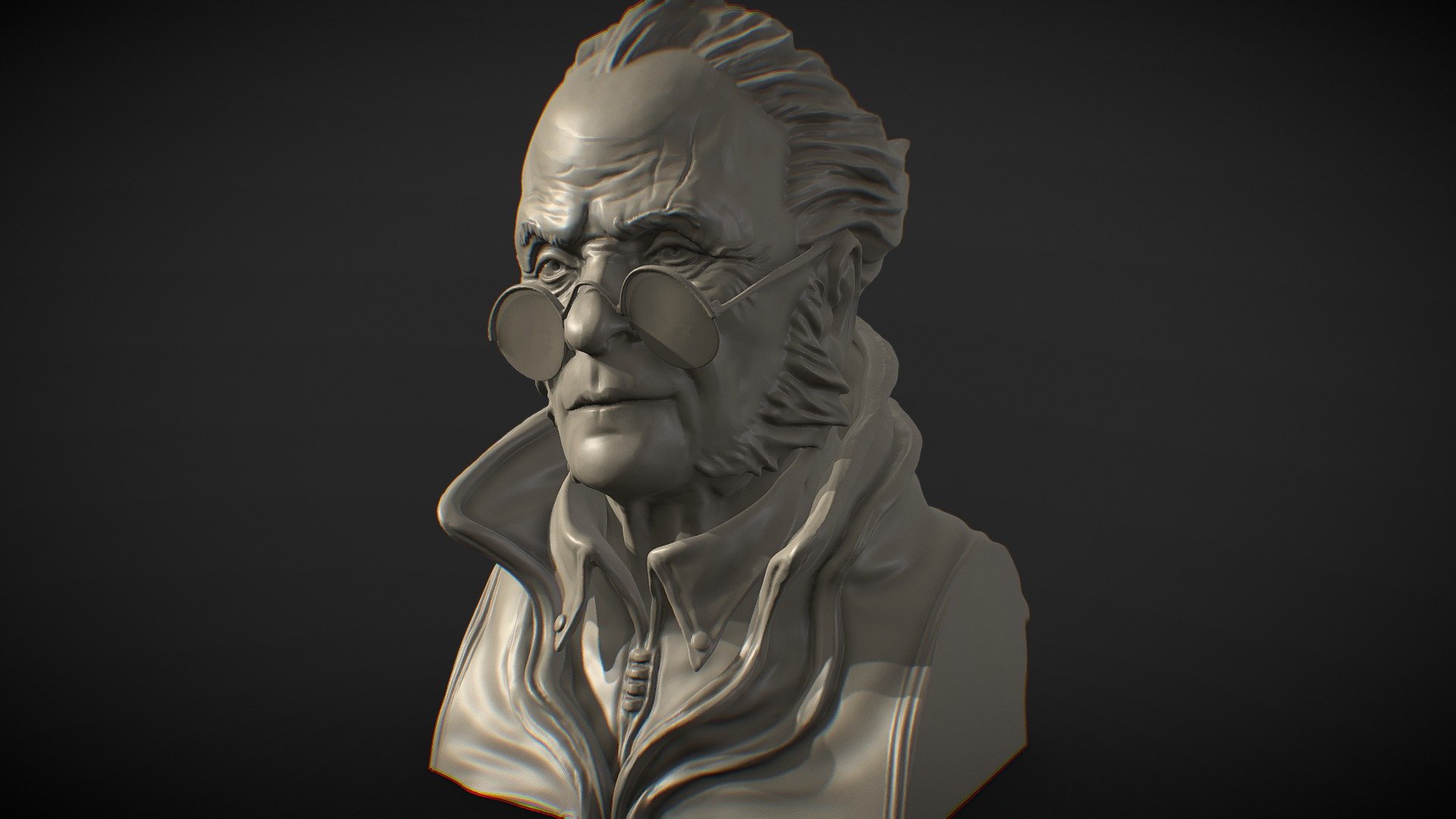 Vampire Hunter Bust 3D Miniature - Buy Royalty Free 3D model by ...