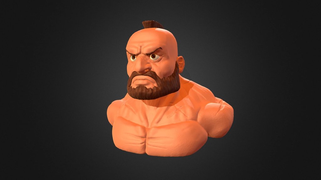 Zangief - 3D model by fernandomts [67efde2] - Sketchfab