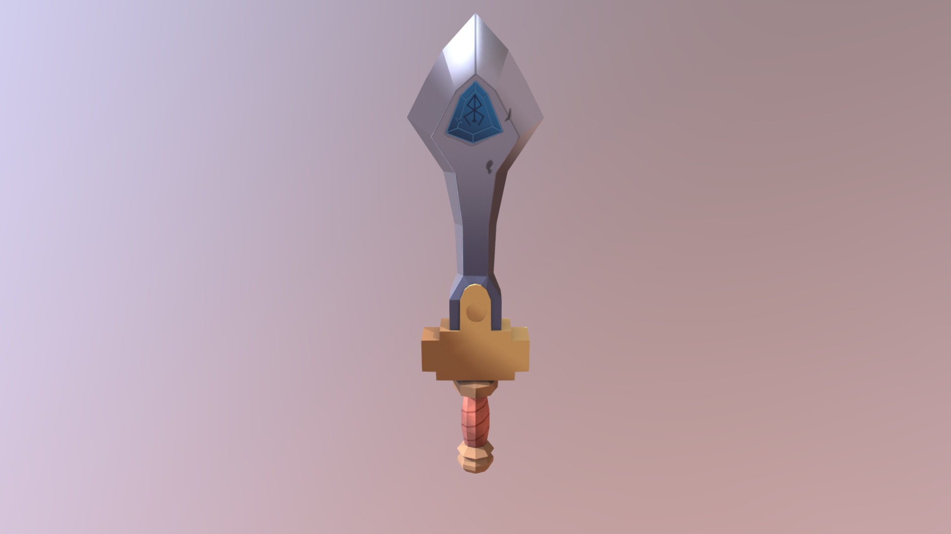 Hand Painted Sword - 3D model by Monteroide [67f02ac] - Sketchfab