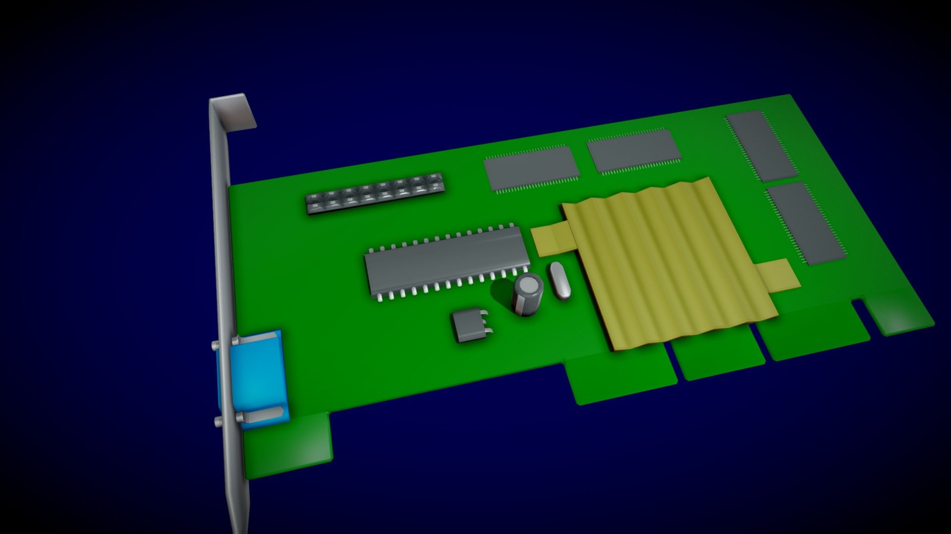 Lowpoly Retro Gpu V1 - Download Free 3D model by B._.render (@Brendan ...