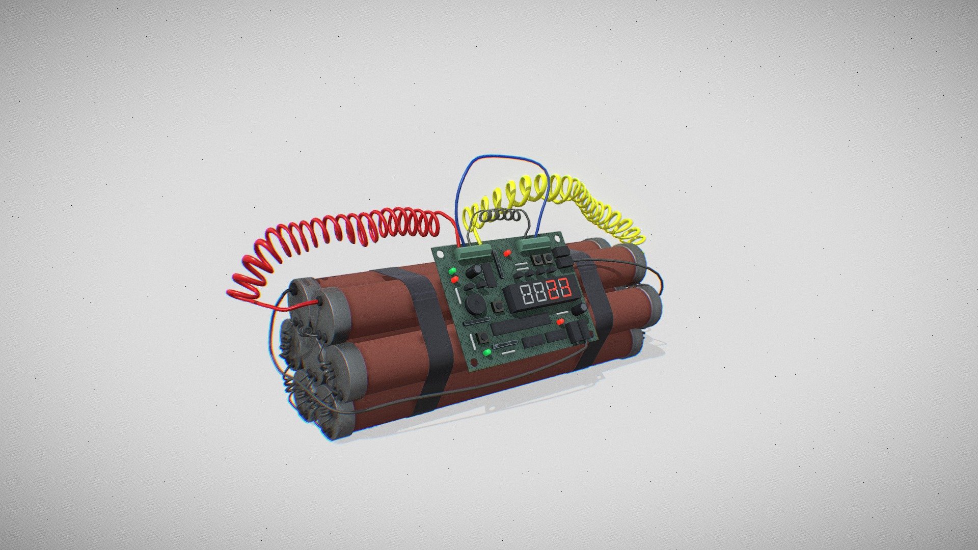 Bomb - Download Free 3D model by OOtis_Pro (@Mohit.Lodhi) [67f32d9 ...
