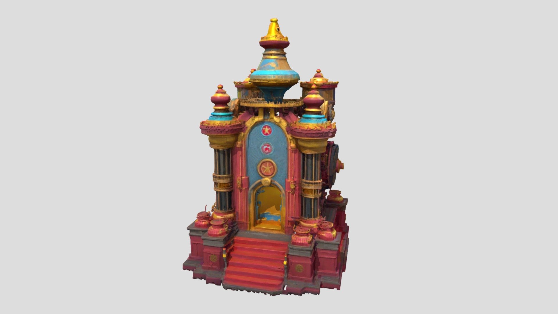 Temple of Eternal Hours - statue North Korea - Download Free 3D model ...