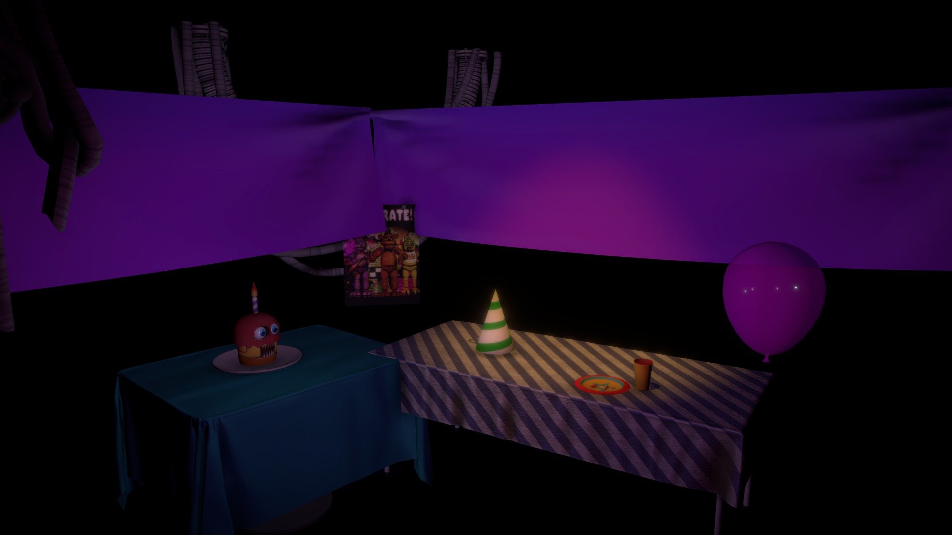 Fnaf Hw 2 Game Over Map - Download Free 3D model by skylajade69 ...