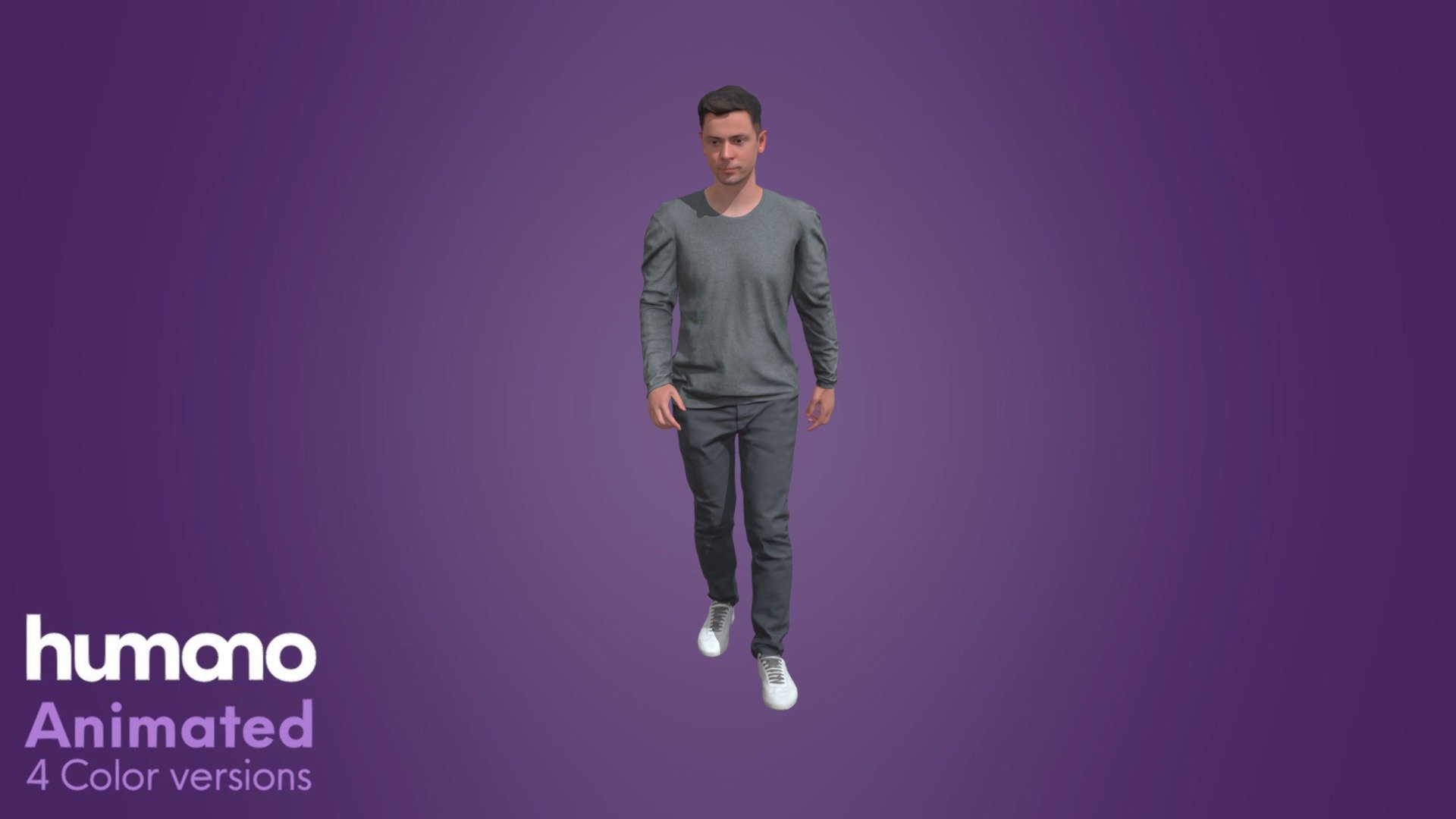 Animated Man Walking 5387-W4 - Buy Royalty Free 3D model by Humano3d ...