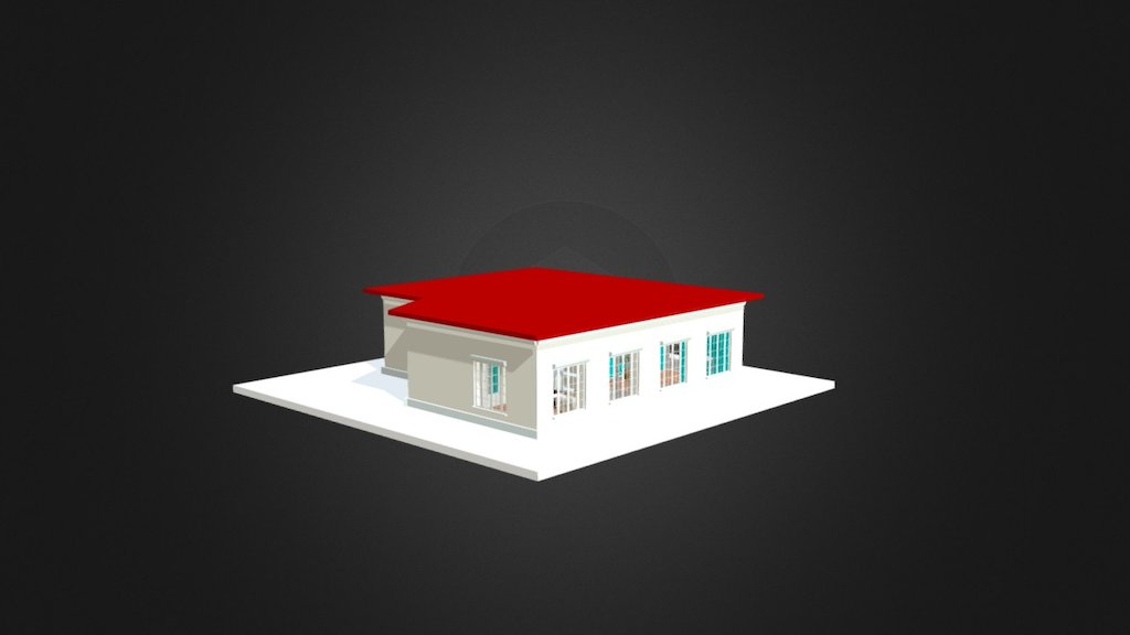 Simple house - Download Free 3D model by lurtisrules [67f7211] - Sketchfab