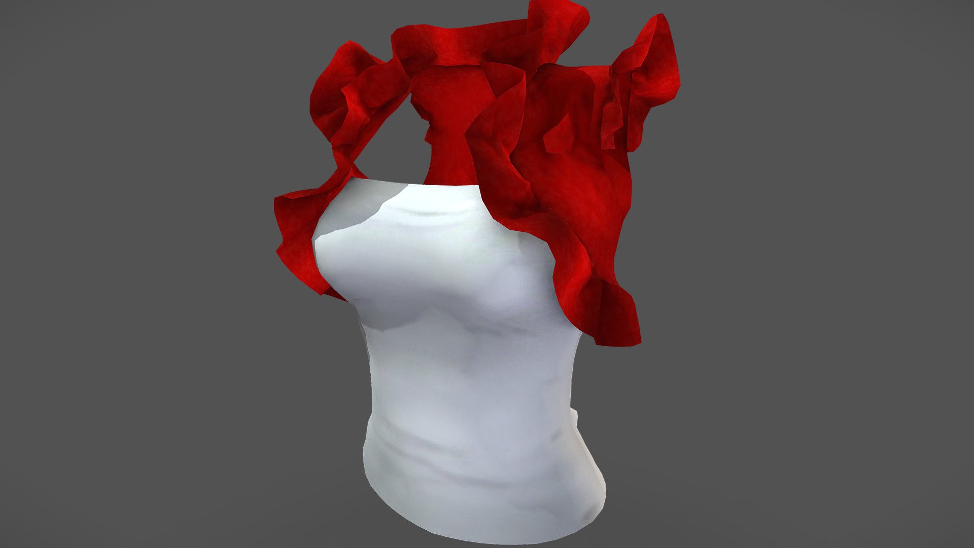 Frill Bolero With Tube Top - Buy Royalty Free 3D model by 3dia [67f7d41 ...