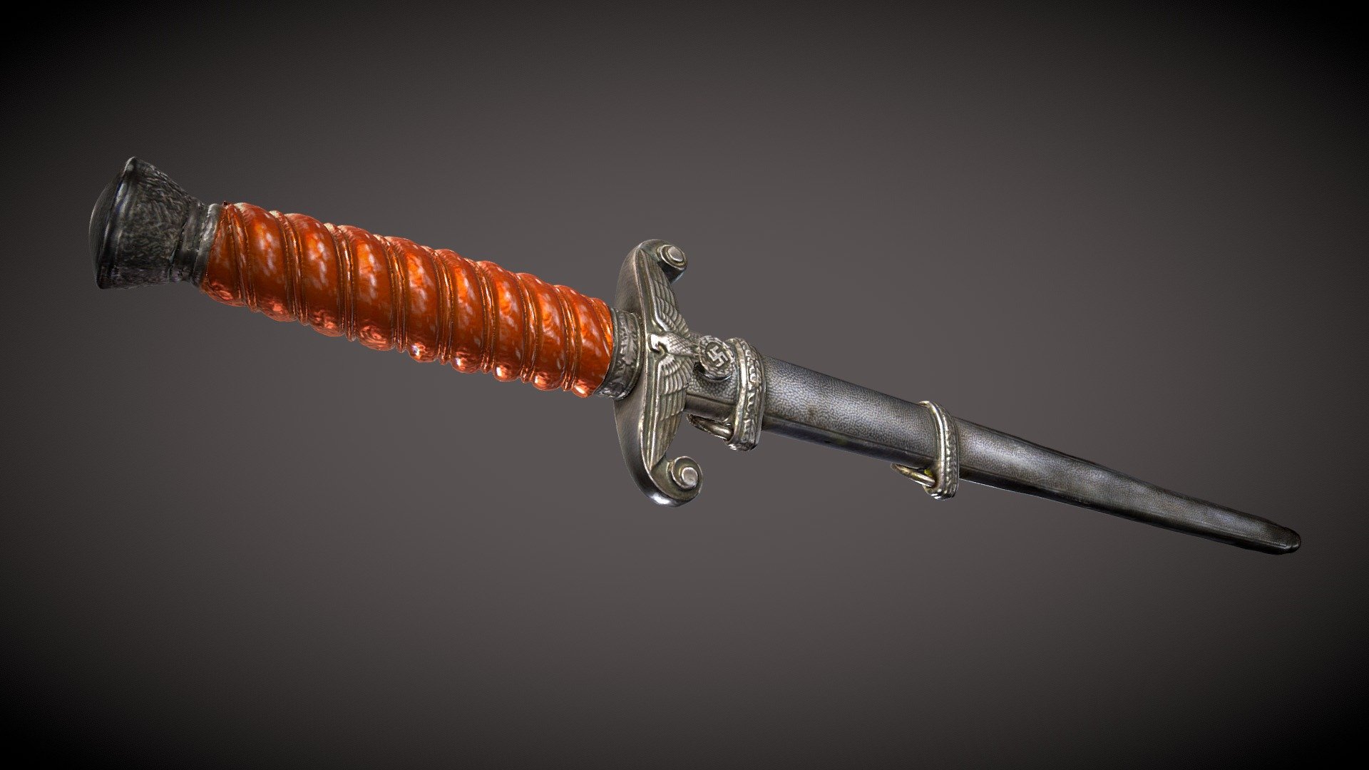 Dague d'officier de la HEER - 3D model by Alienor.org, Conseil des ...