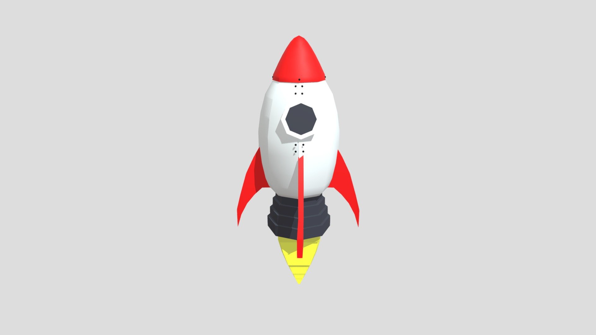 Space Rocket [Low Poly] - 3D model by spyrdgz [67f8705] - Sketchfab