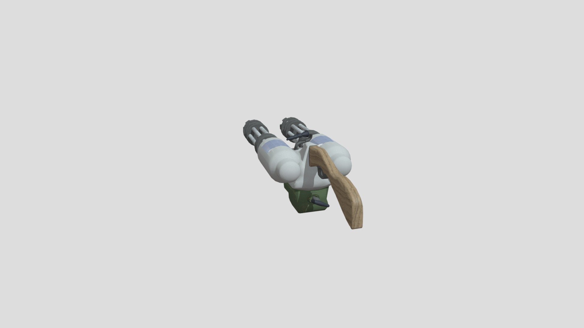 minigun high poly fbx textured - 3D model by Vladdab [67fcc64] - Sketchfab