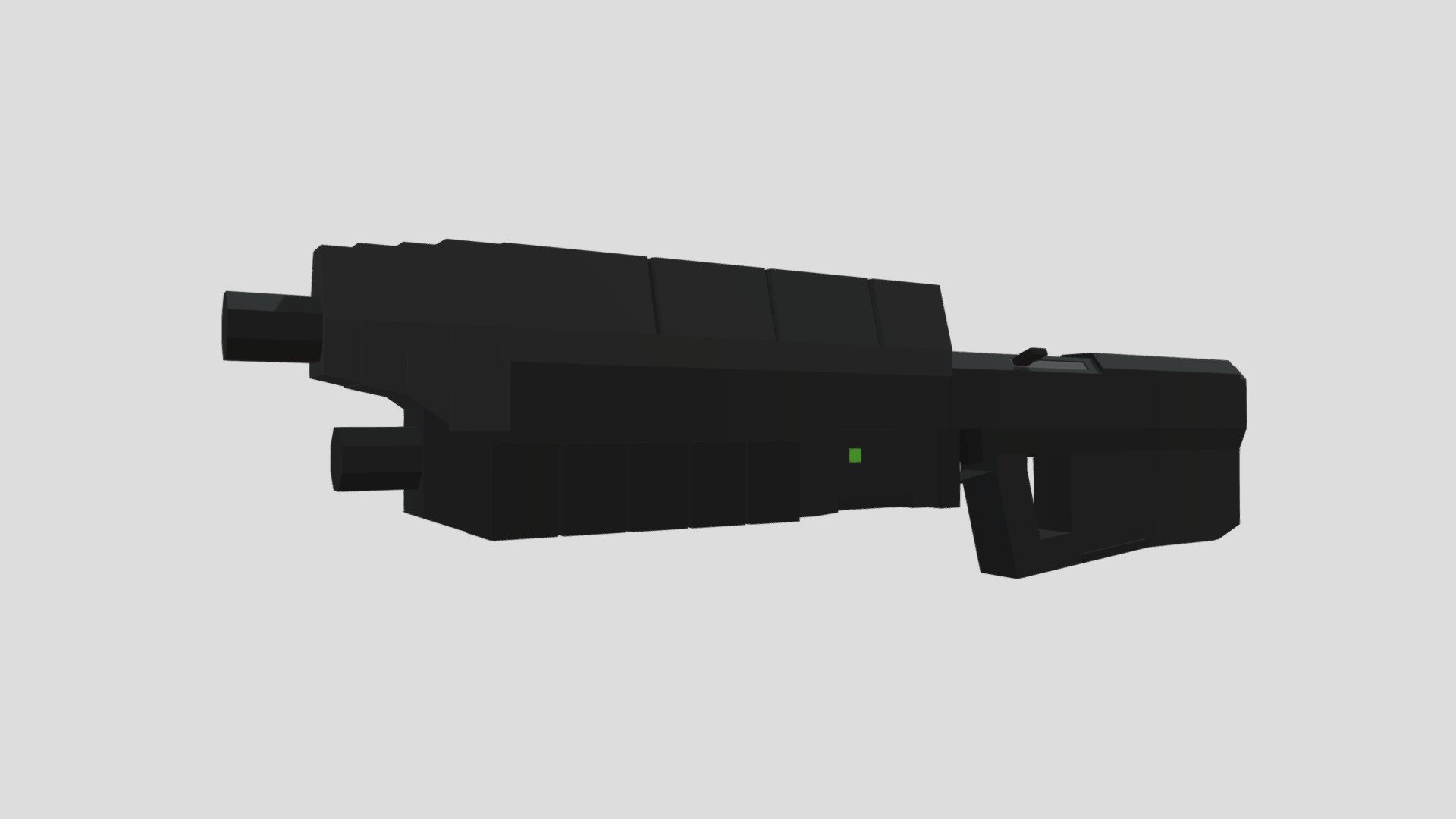 Low Poly Assault Rifle Model - Download Free 3D model by ...