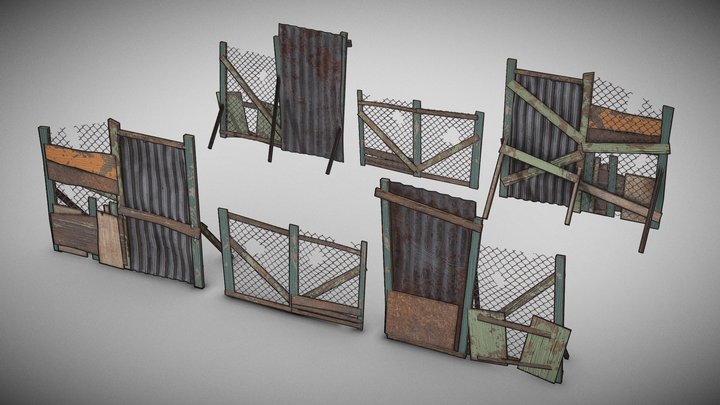Fence 3D models - Sketchfab