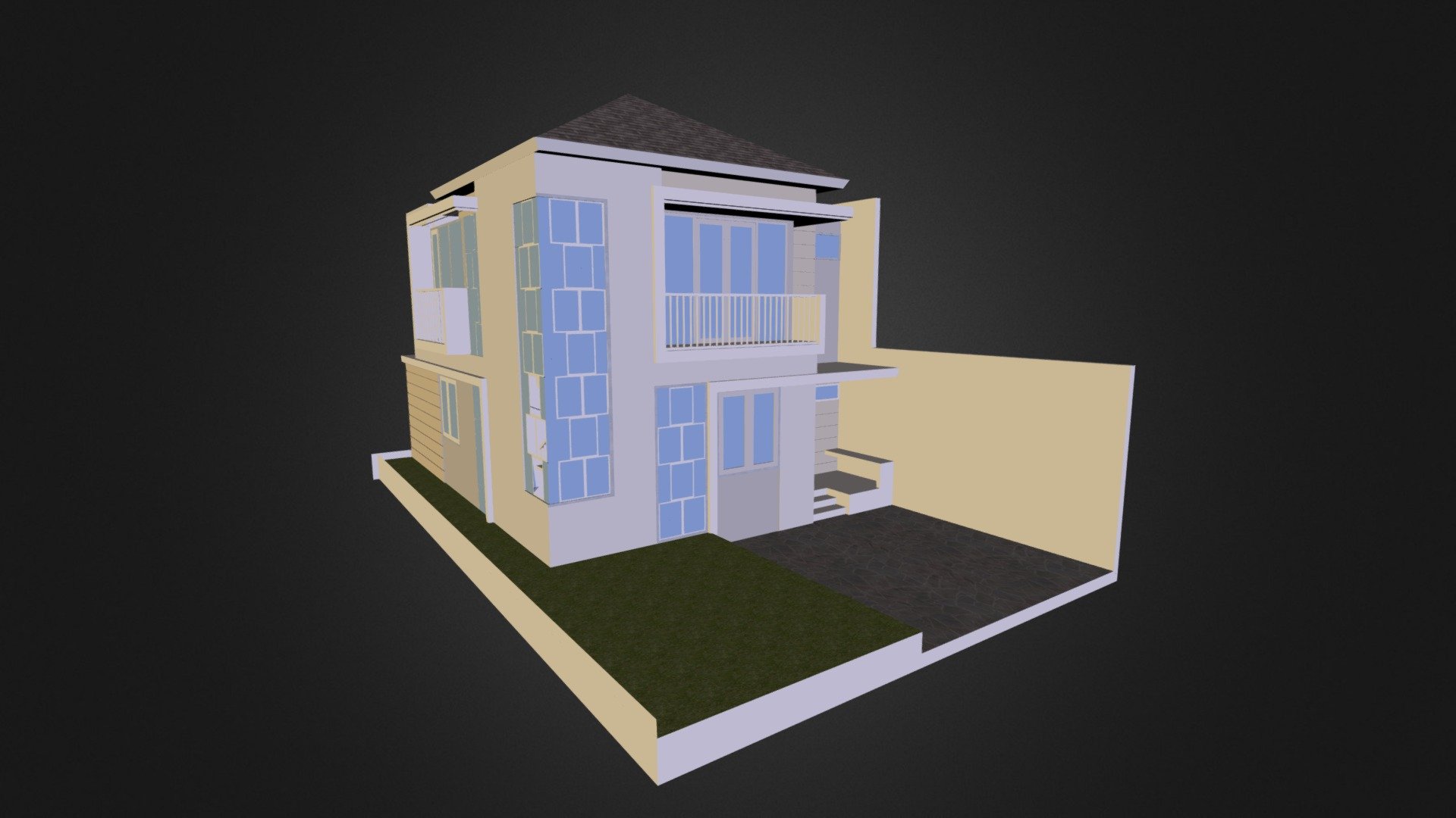 KT House Type A - 3D model by Ardiansyah Basha (@bovian) [6800474 ...