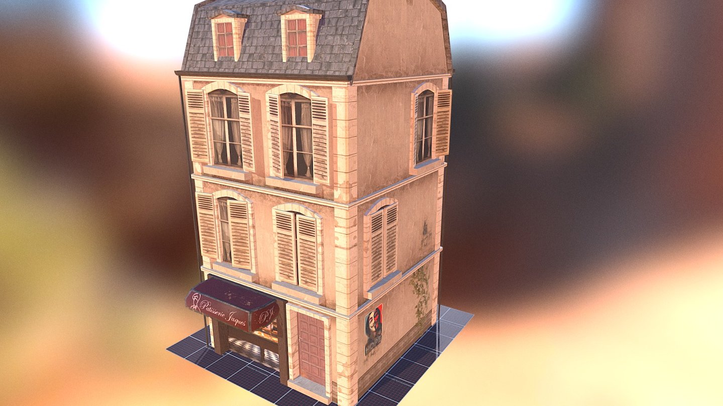 French House - 3D model by Benjamin Yde (@benjamin.yde) [6800d02 ...