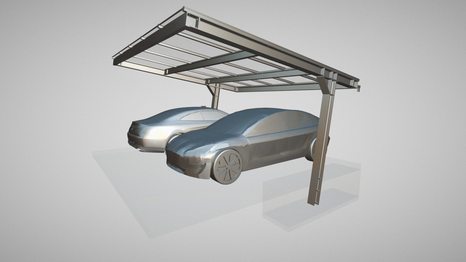 CARPORT | DOUBLE - 3D model by Statikus Műhely Ltd. (@statikusmuhely ...