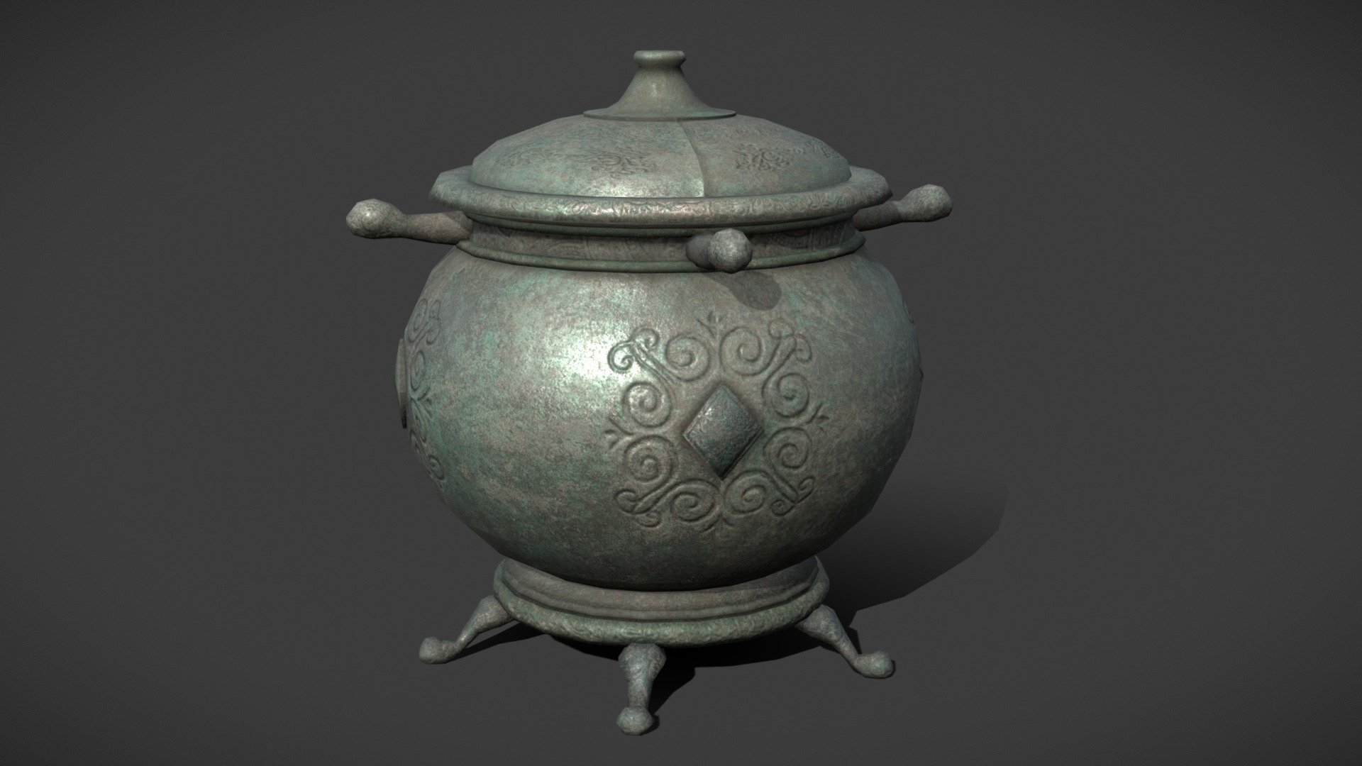 Old pot - Download Free 3D model by Zambur [68019f0] - Sketchfab