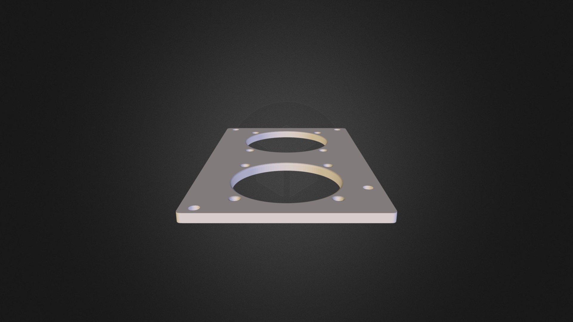 Solidoodle 3 Electronics 40mm Fan Bracket - 3D model by 3dindustries ...