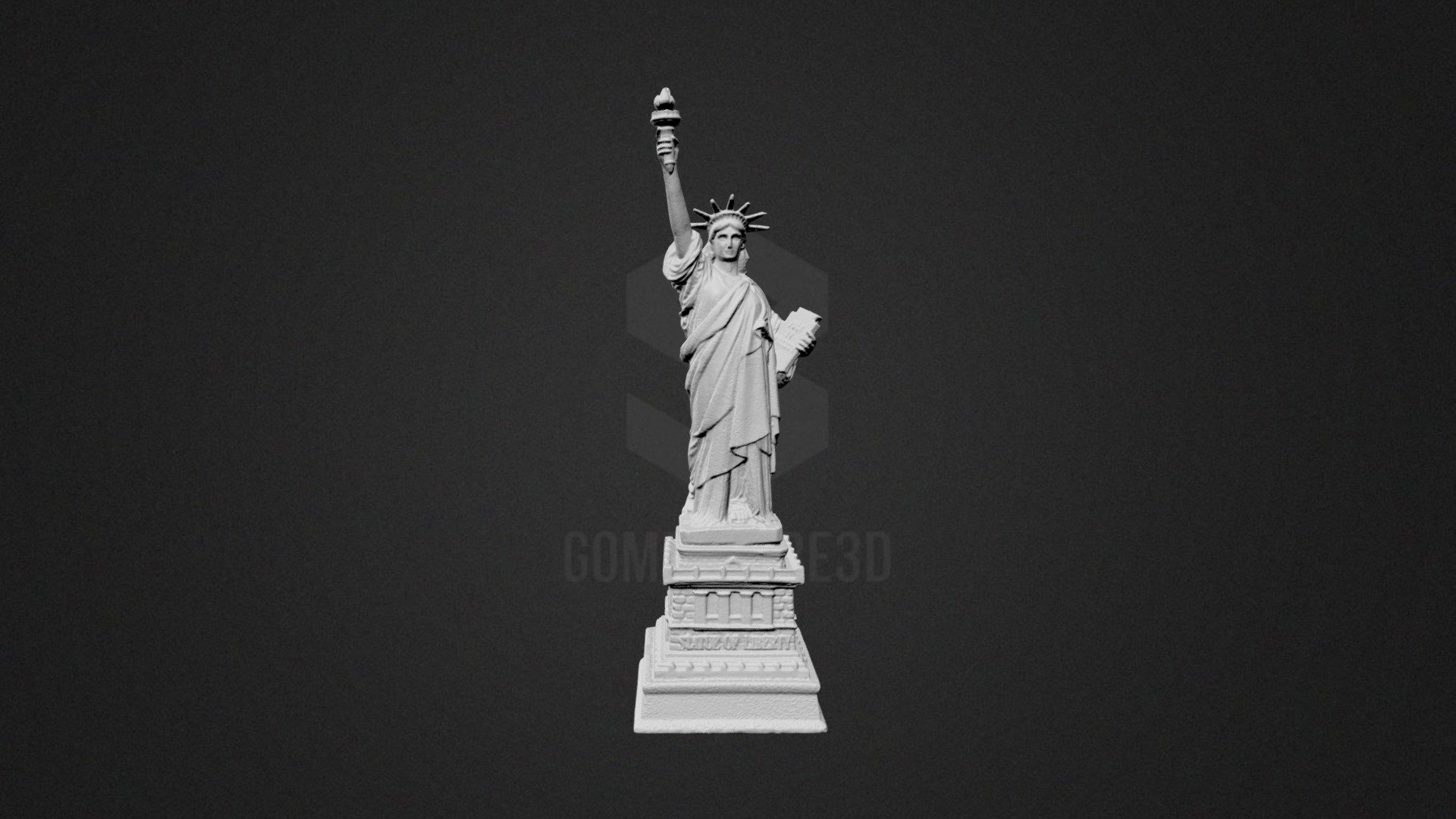 Statue of Liberty 3D Scan - Download Free 3D model by GoMeasure3D ...