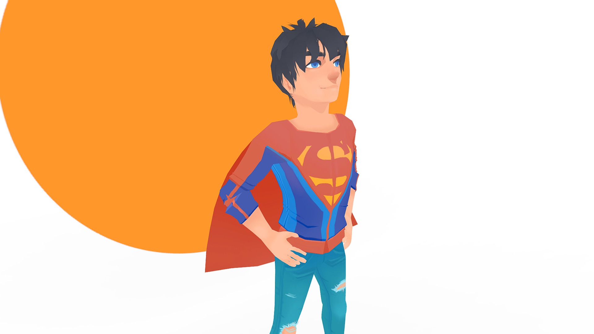 Superboy - 3D model by Siobhan_Clair.fbx (@SiobhanClair) [6807d2f ...