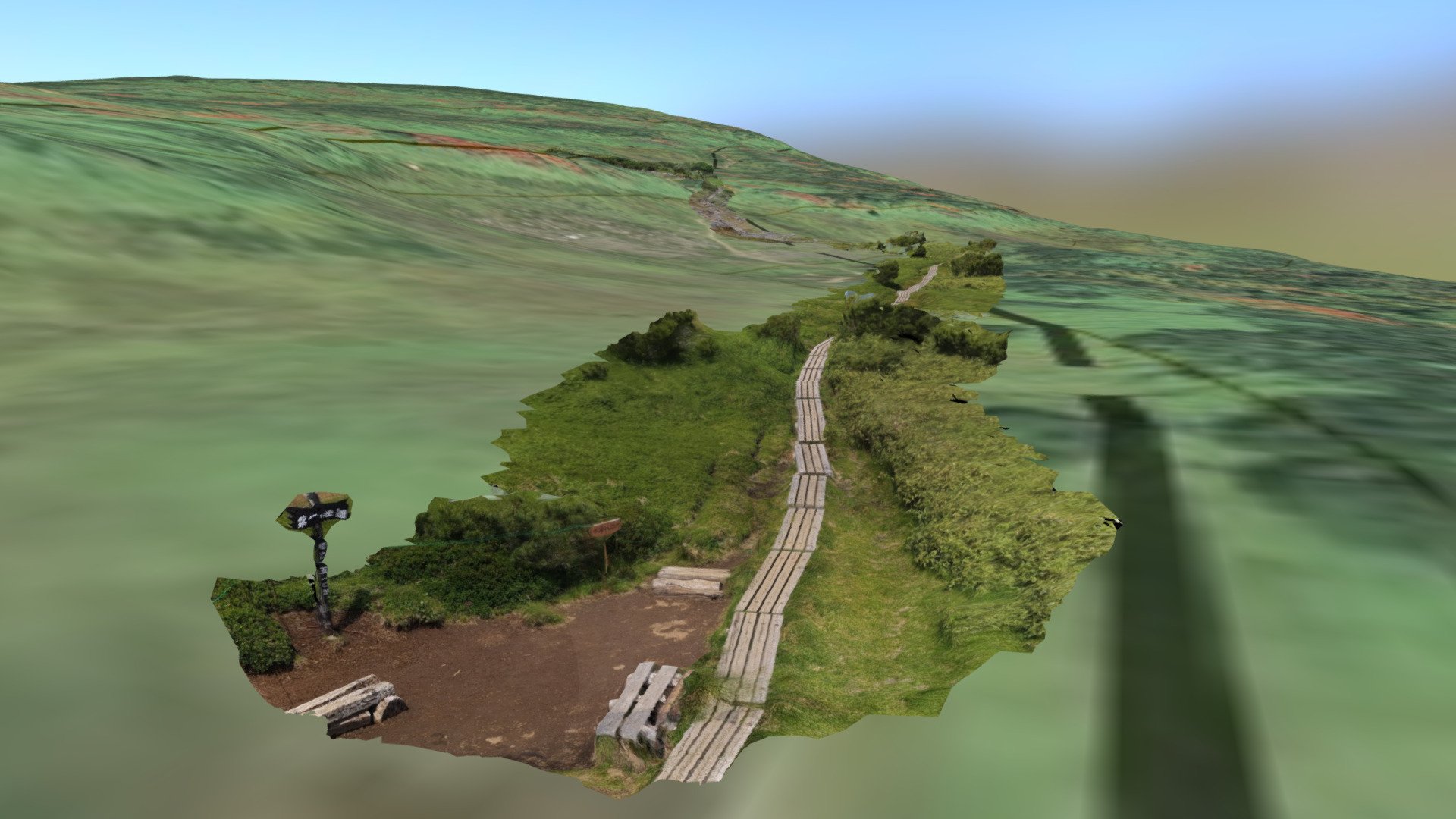 高原温泉～花畑3 / Mt.Midoridake trail-3 2024 - Download Free 3D model by ...