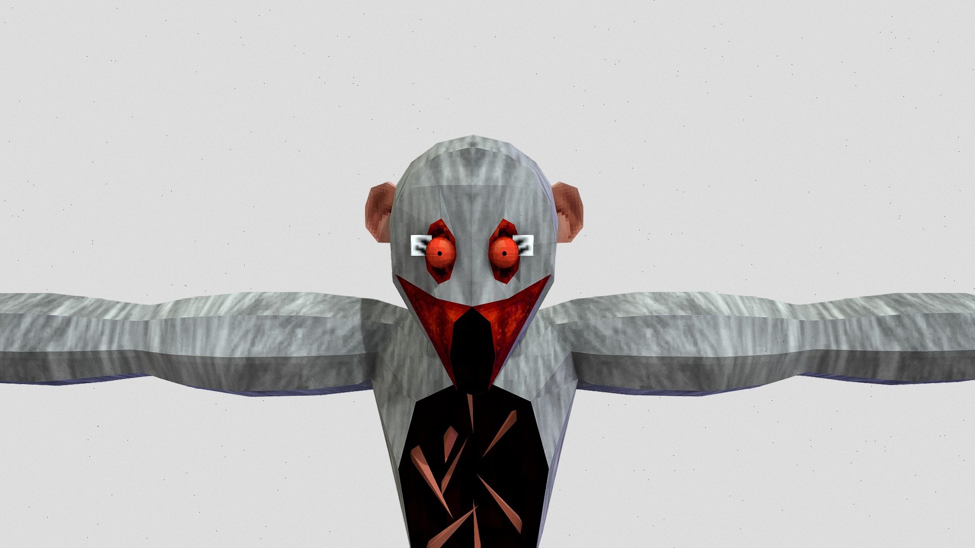Red baboon capuchin v3 (female baboon) - Download Free 3D model by cpuc ...