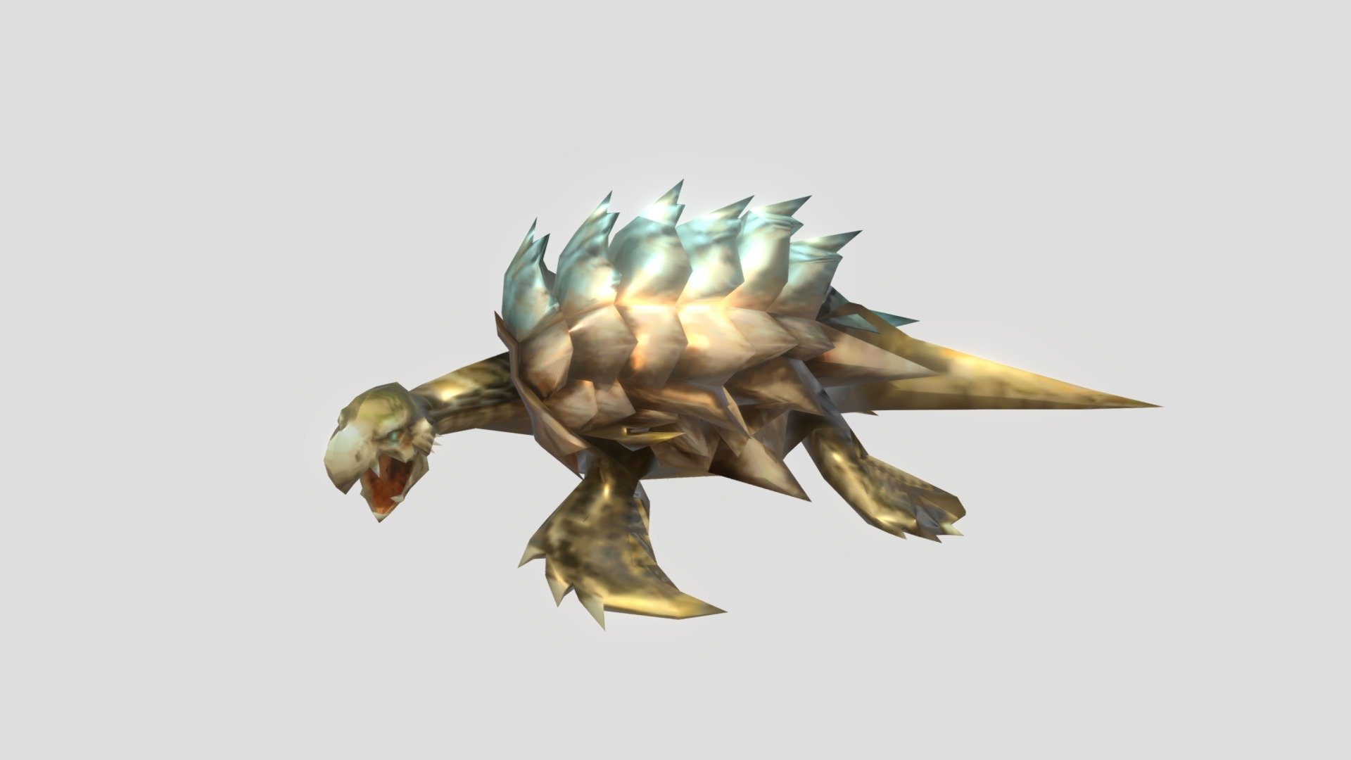 DS DSi - Final Fantasy III - 196 - Land Turtle ( - 3D model by U.A.C ...