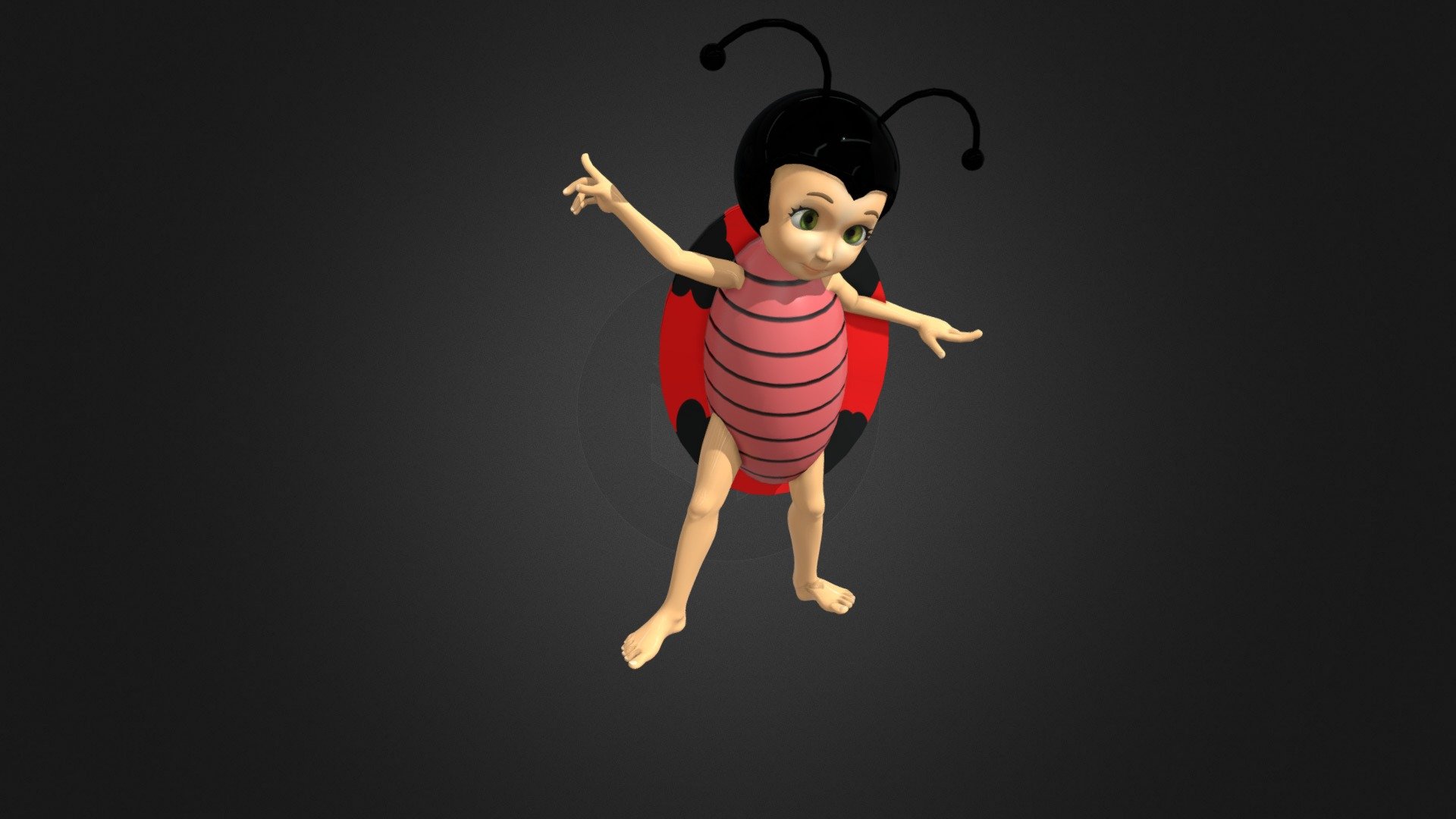 LADYBUG DANCE - 3D model by Something [680a457] - Sketchfab