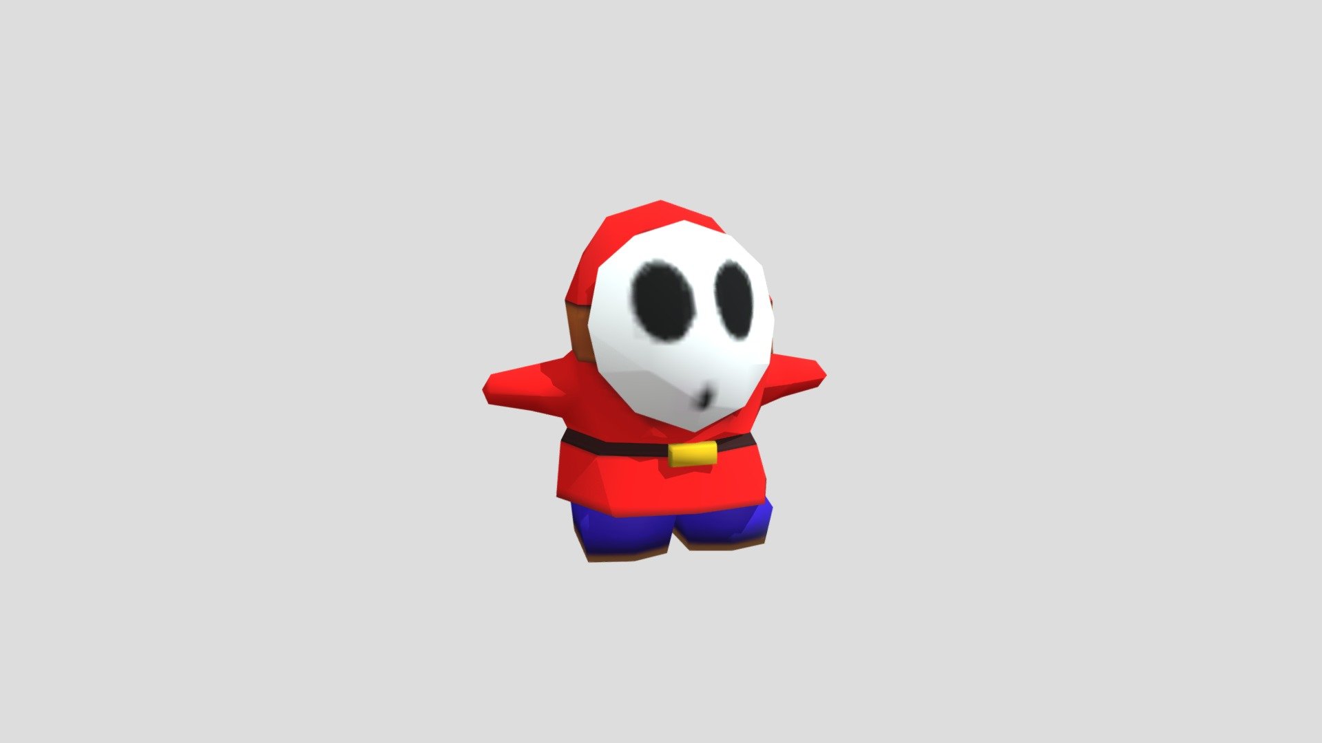 Shyguy - Download Free 3D model by tirrellclark.75 [680b1e0] - Sketchfab