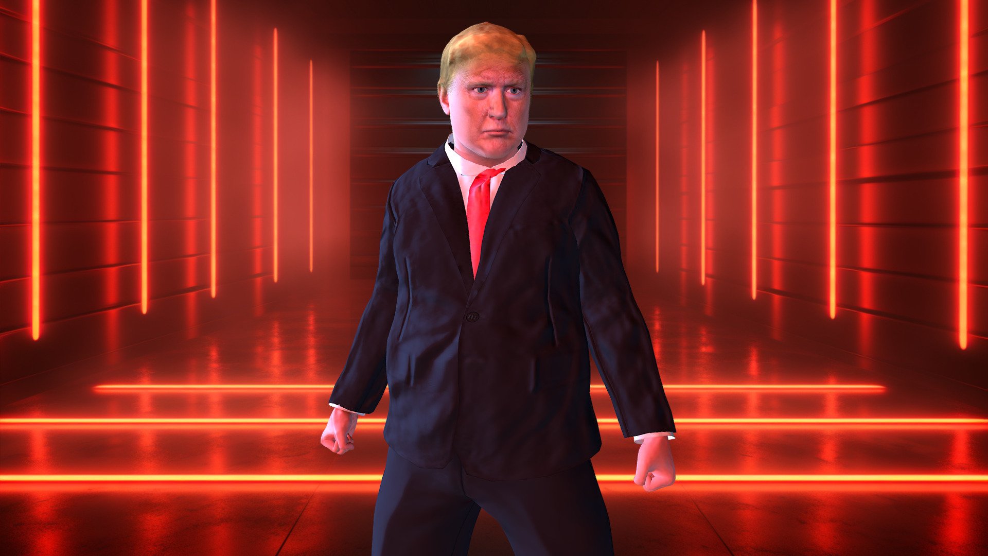 Donald Trump - 3D model by Eve Bat Studios (@EveBatStudios) [680bcab ...