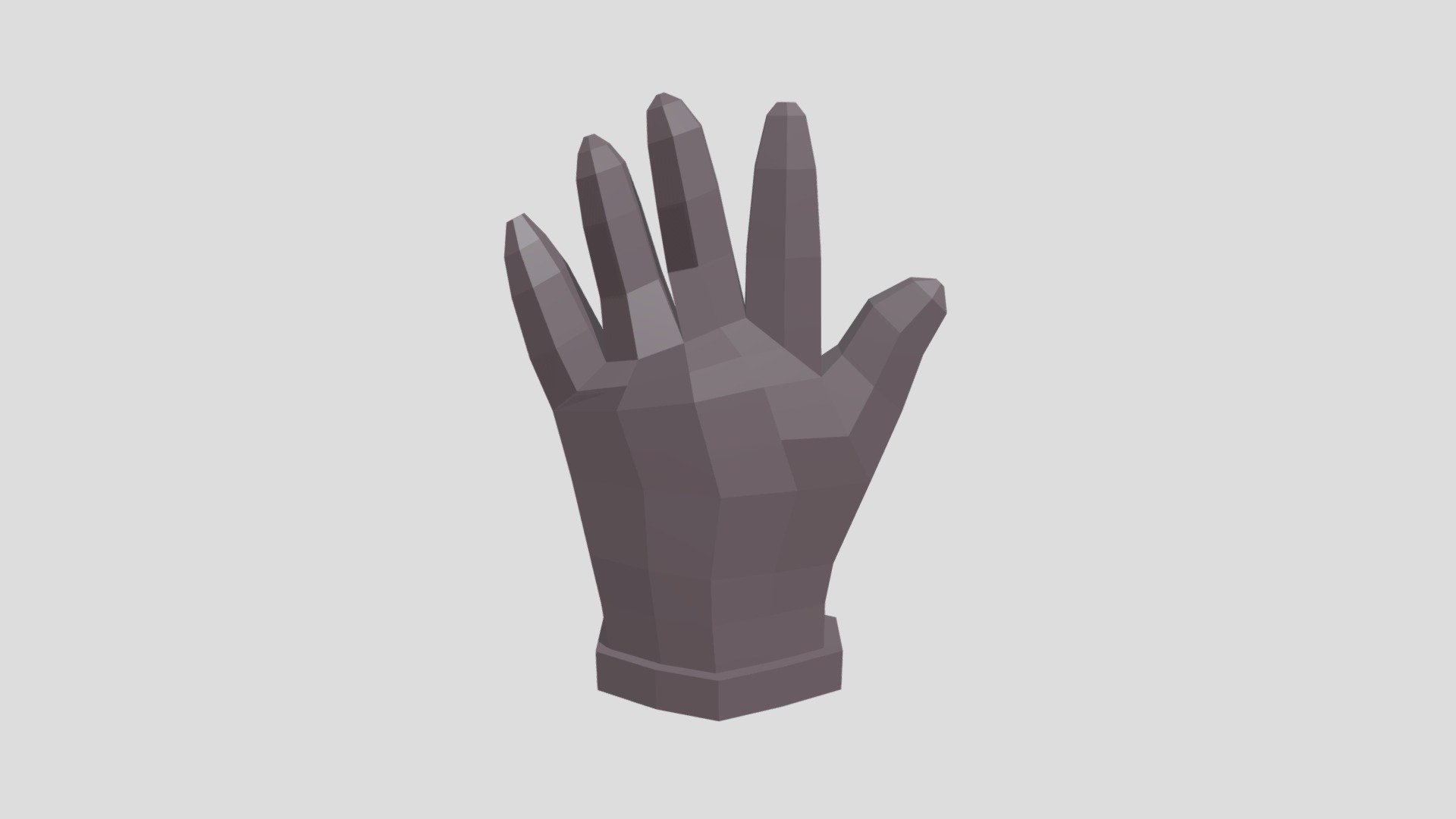 glove low poly - 3D model by saucilee [680bf1d] - Sketchfab