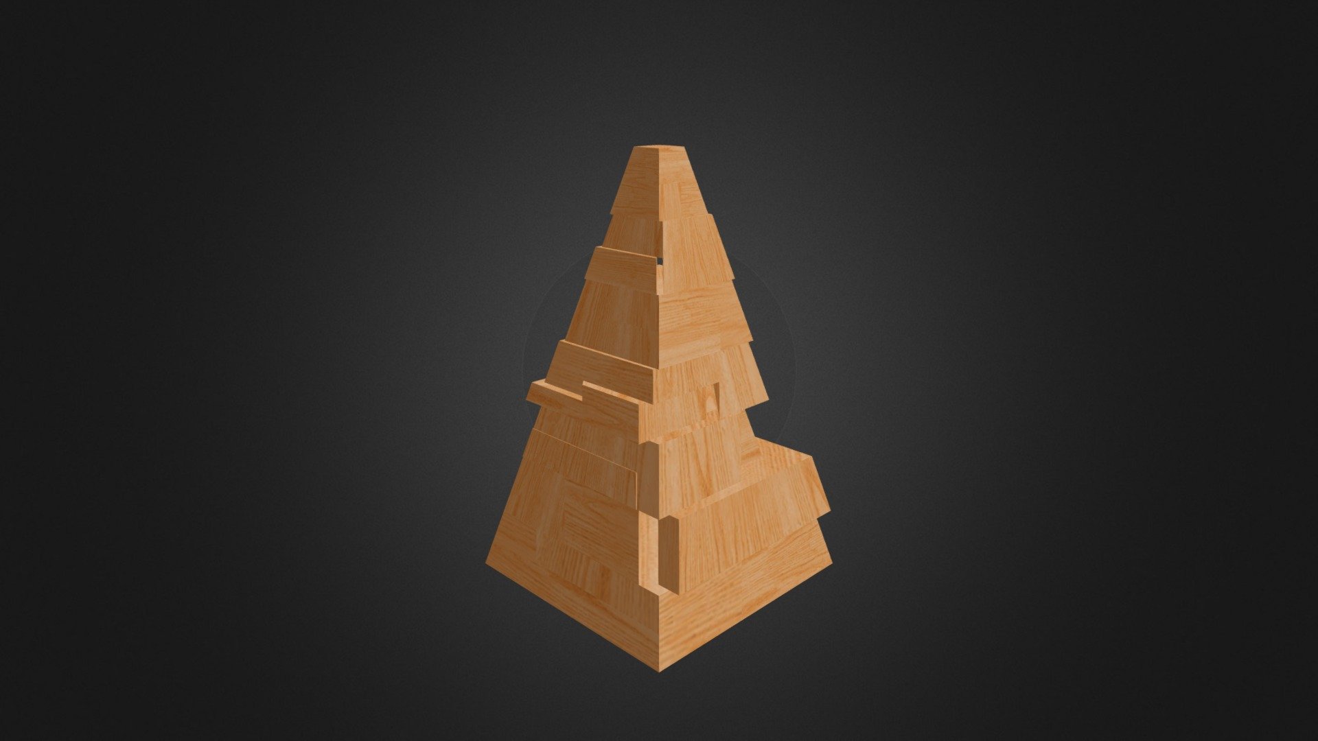 Pirâmide Quadrangular - 3D model by hugoguima [680c9ae] - Sketchfab