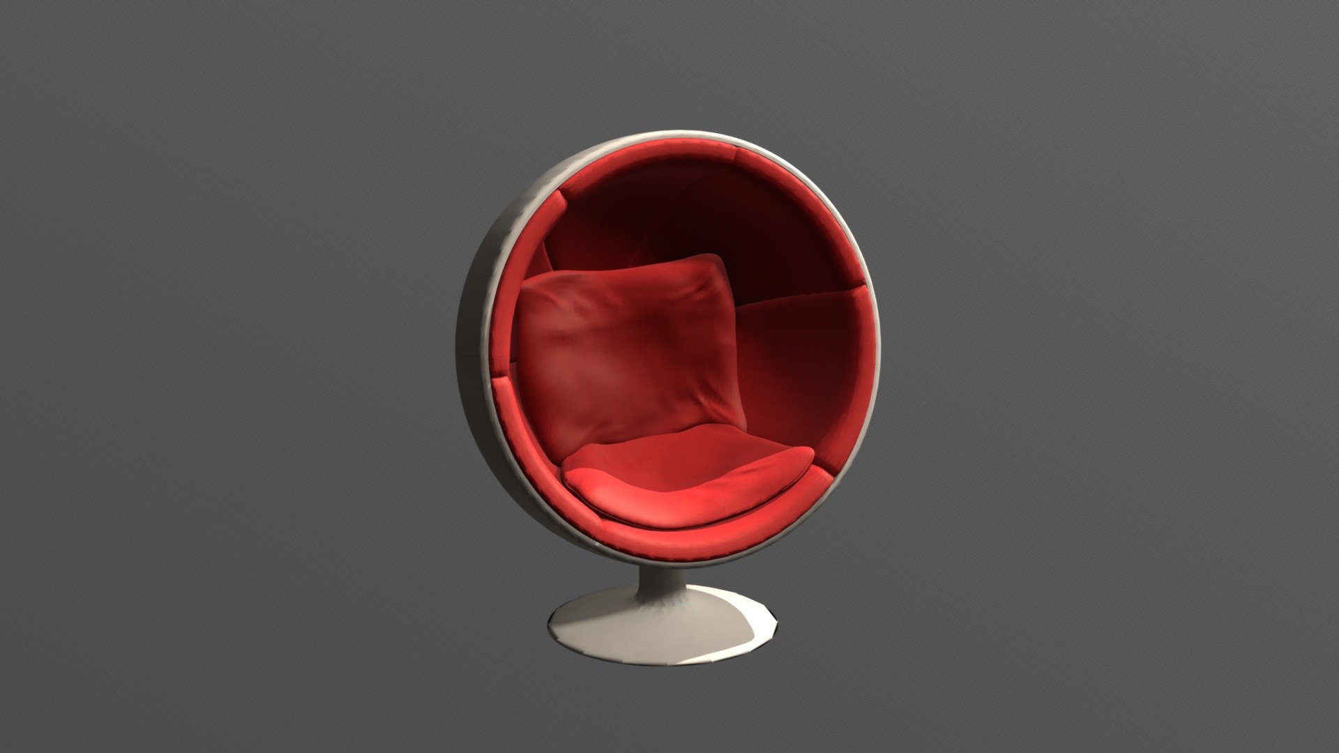 Ball Chair - 3D model by MESH IMAGES BERLIN (@mesh_images) [680cc63 ...