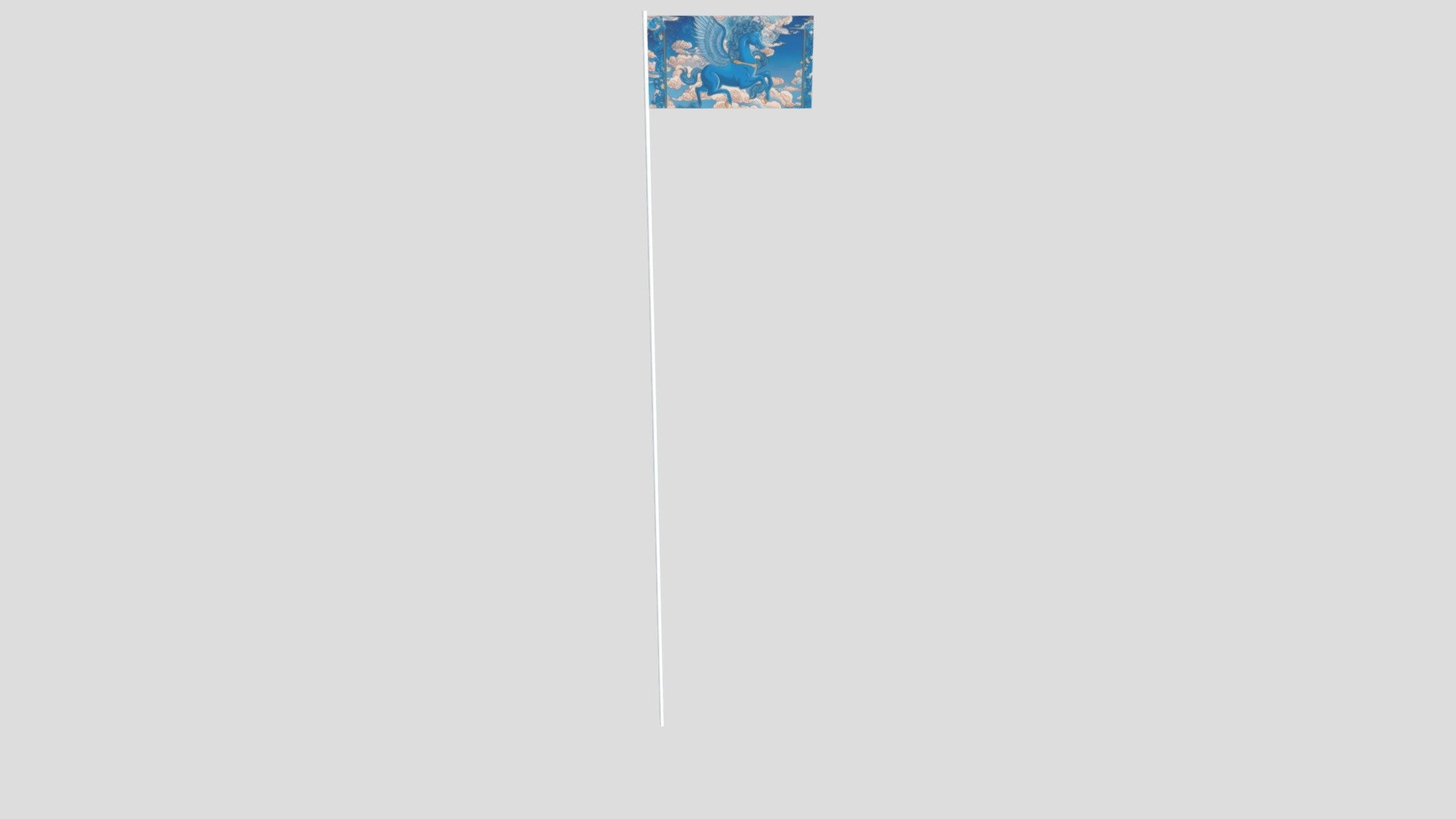 Blue Flag - Download Free 3D model by unicornizinnovation [680de29 ...