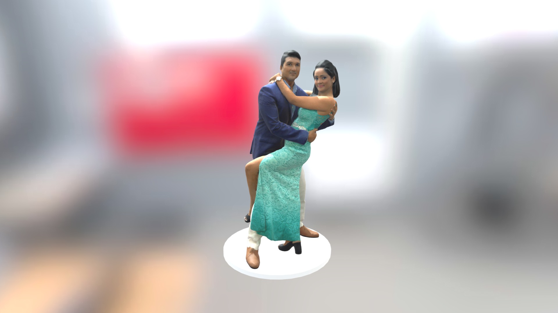 Candice & Christian — 3D Portrait Scan (w/base) - 3D model by Lifelike ...