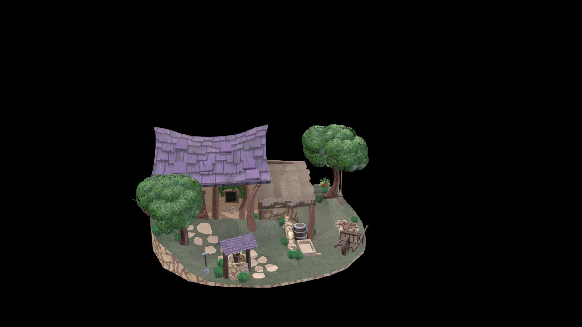Rustic Medieval House - 3D model by Noémie (@faennyx) [6811730] - Sketchfab