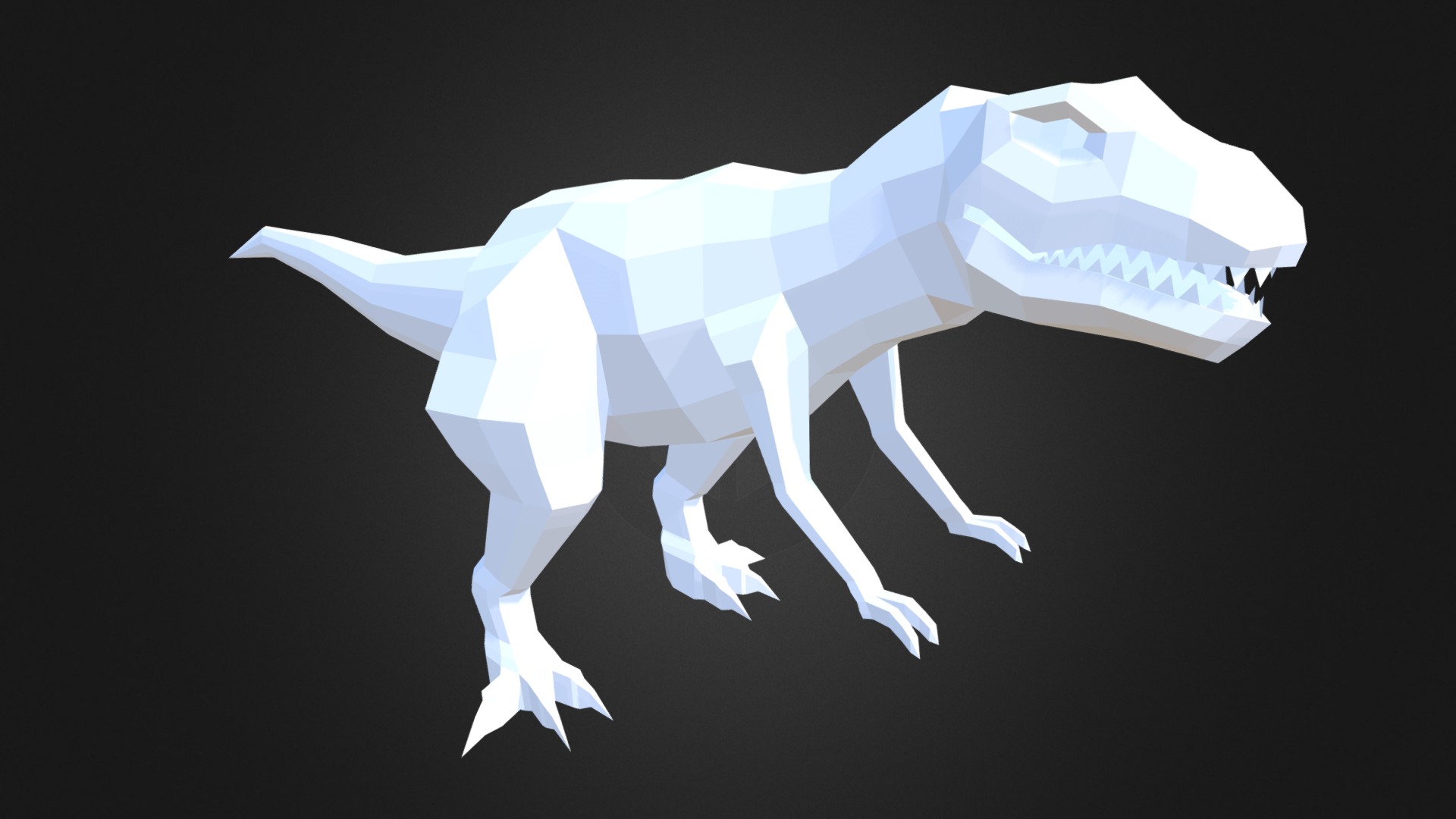 Low Poly | T-Rex | [WIP] - 3D model by ScienceHerWay [6812202] - Sketchfab