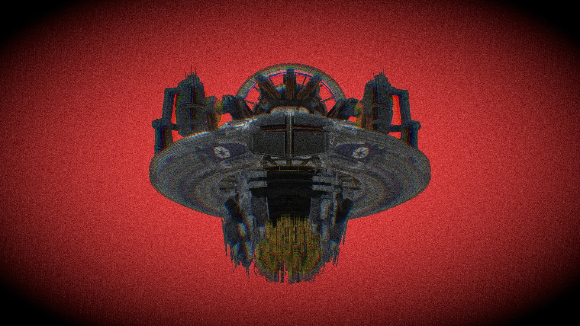 Astro mothership - Download Free 3D model by ? (@skibidimodels2025) [681299c] - Sketchfab