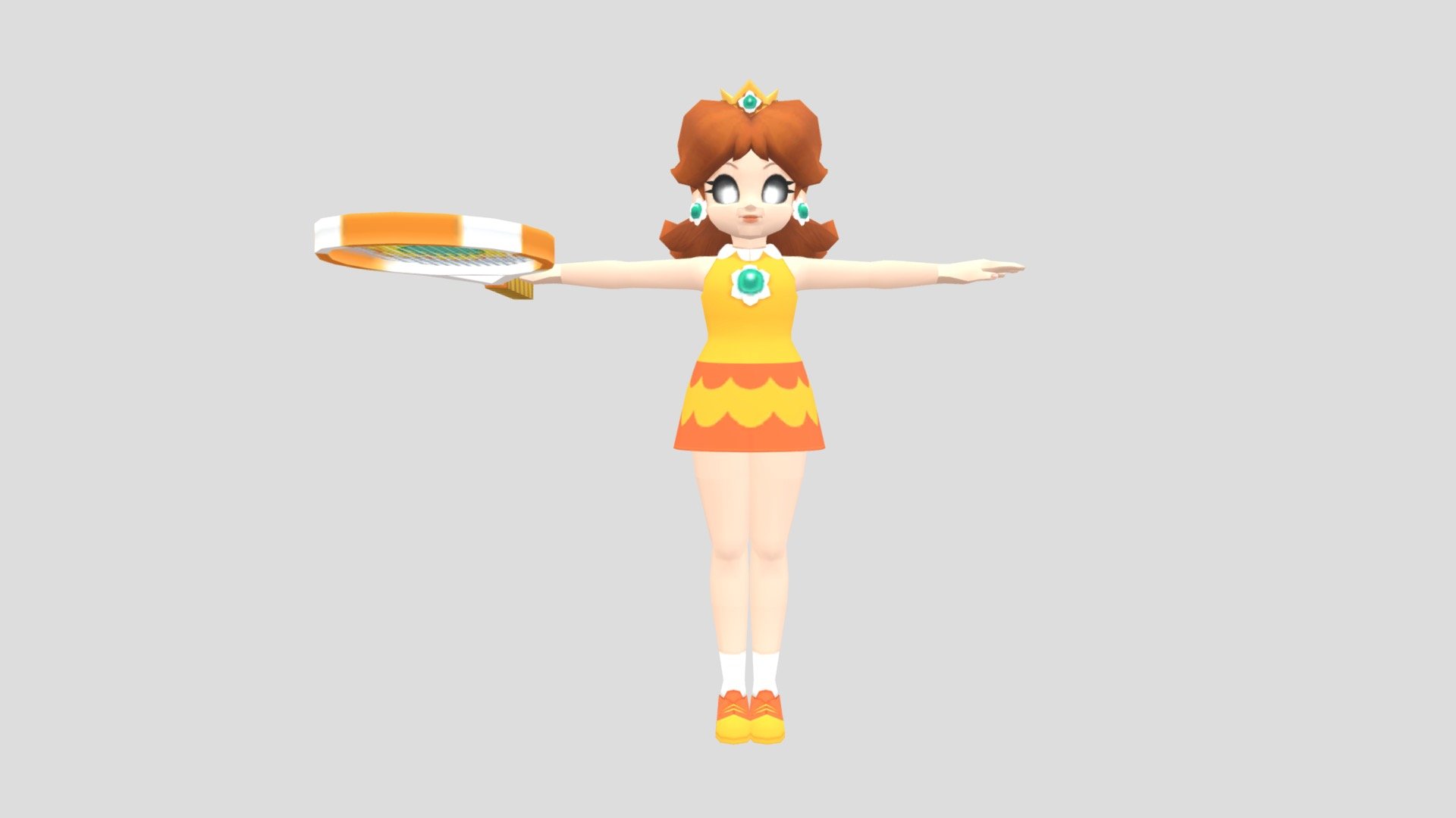 Daisy (Mario Tennis Open) - Download Free 3D model by Austin Zimmermann ...