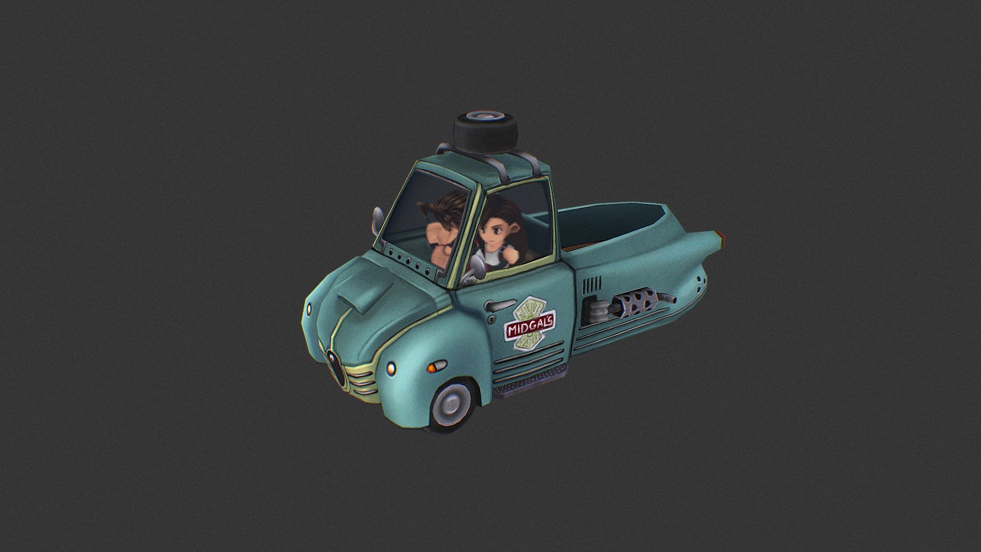 Final Fantasy 7 minigame truk - Download Free 3D model by NiNoStyle ...