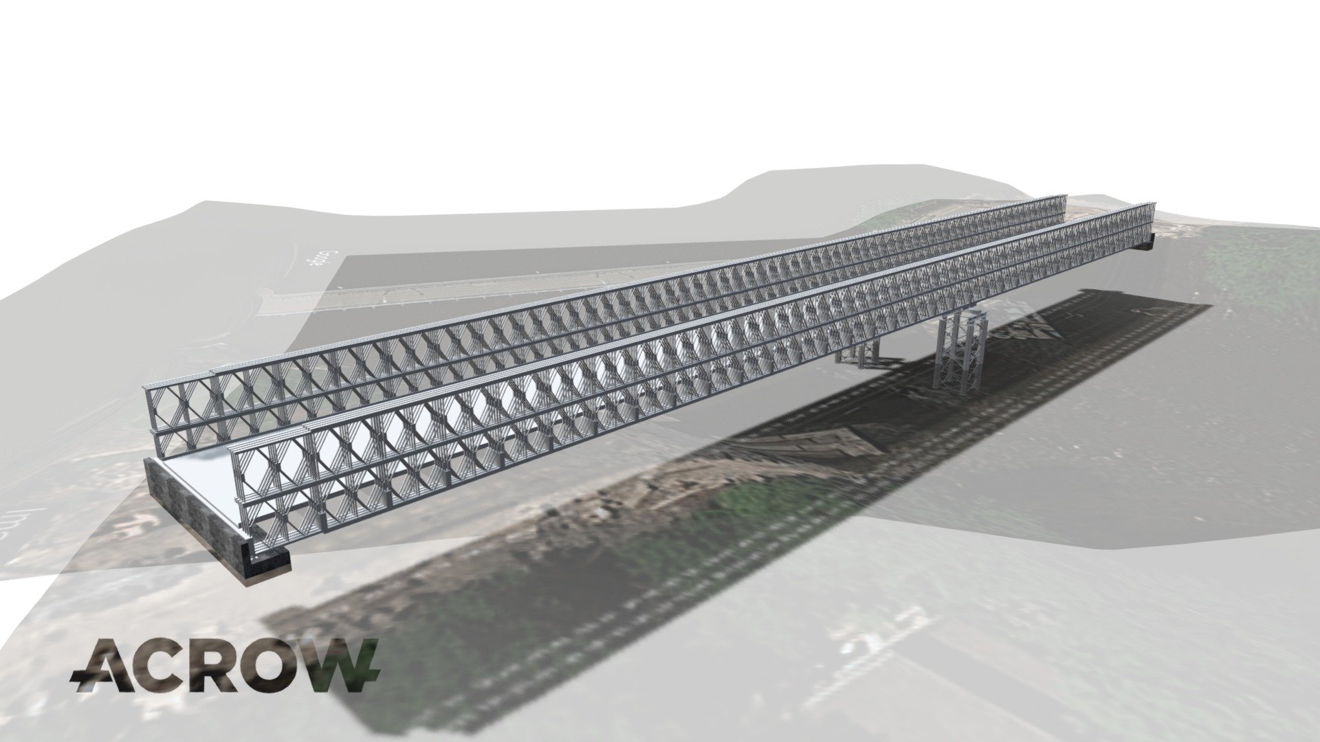 350ft 2L30 QDR4-1 - 3D model by ©Acrow. All rights reserved. (@Acrow ...
