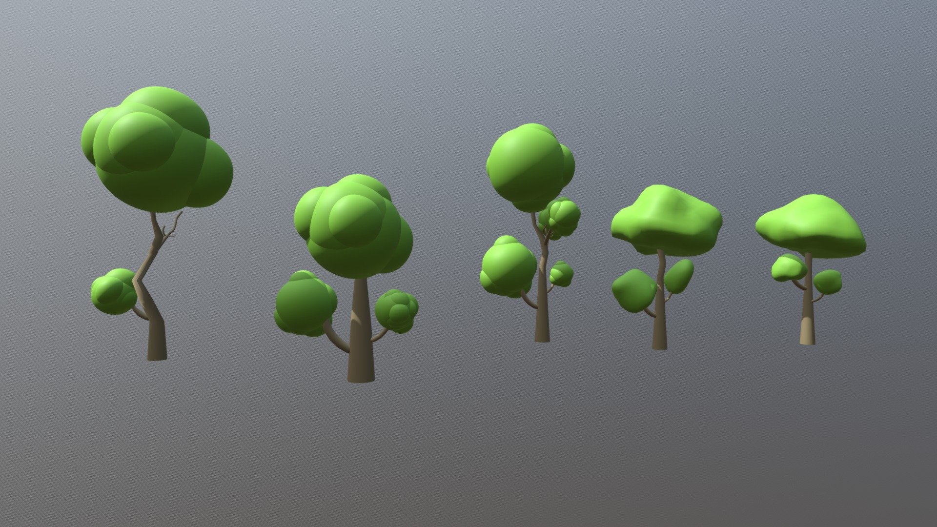 Cartoon Tree - 3D model by pandi9496 [6813bb4] - Sketchfab