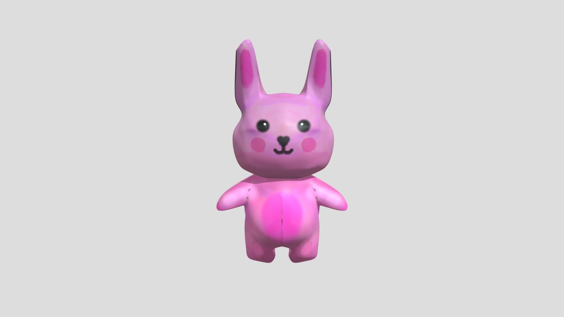 Conejo Rosa Dude - Download Free 3D model by Paula Ortega (@PauOrtega ...