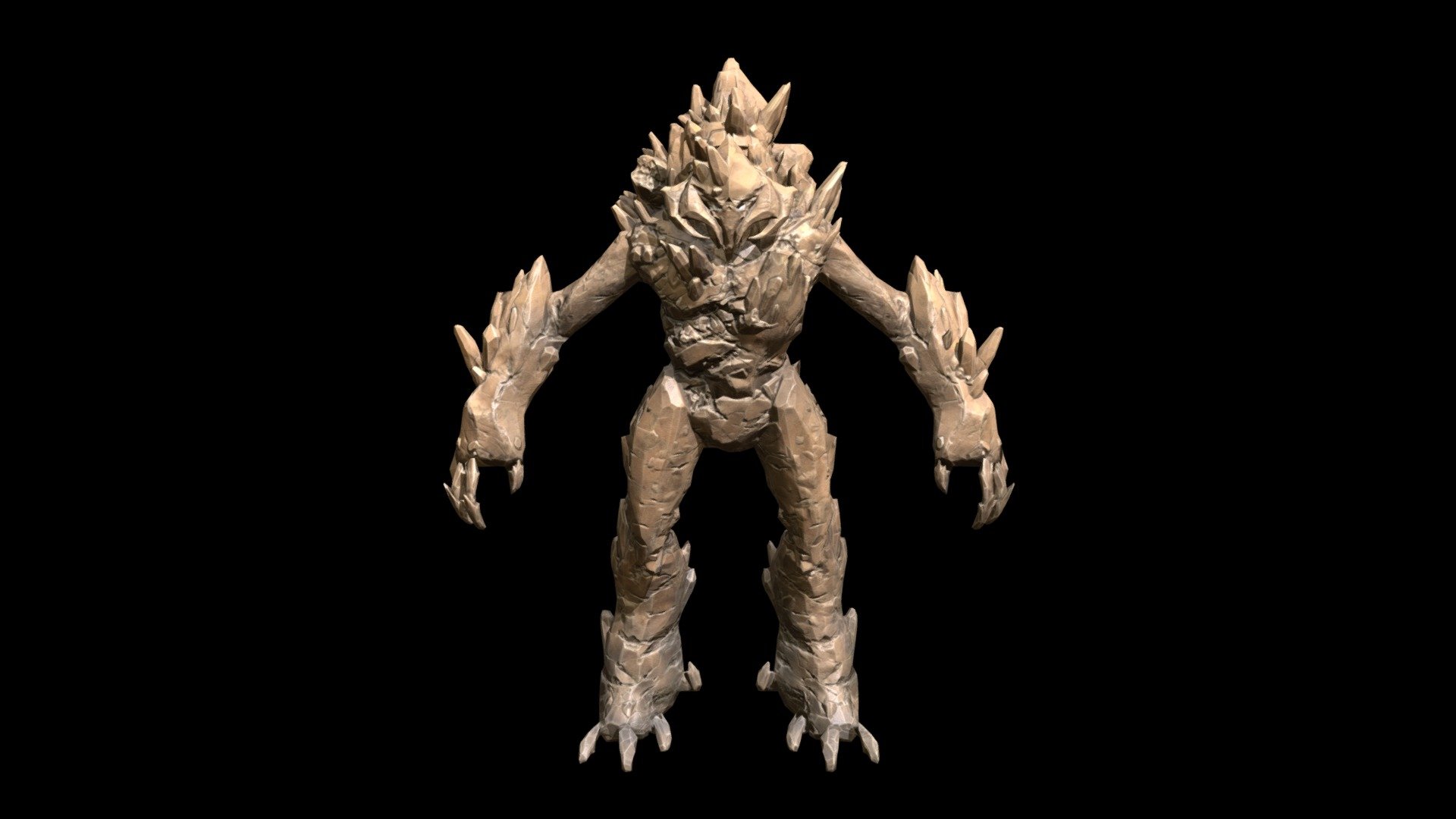 Golem - Buy Royalty Free 3D model by dremorn [6815315] - Sketchfab Store