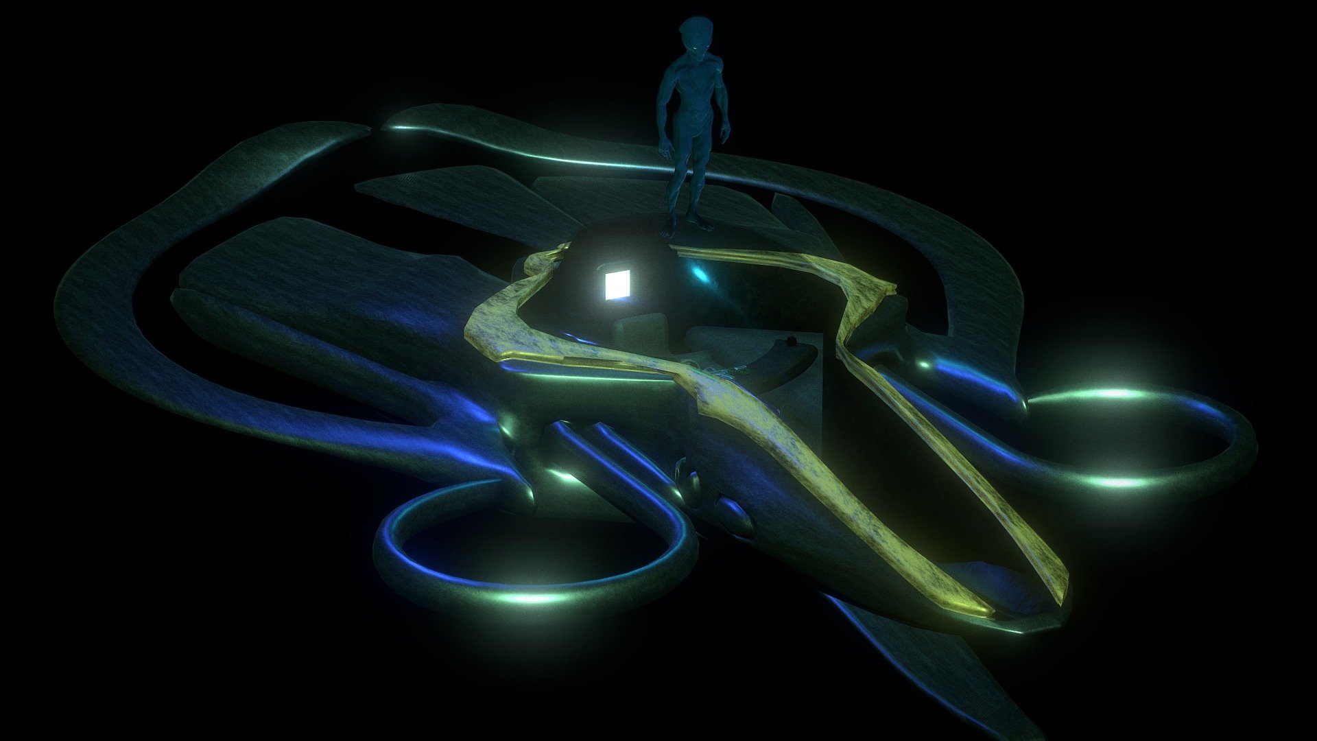 alien ship - Buy Royalty Free 3D model by aziz (@AZlZ) [68172ee ...