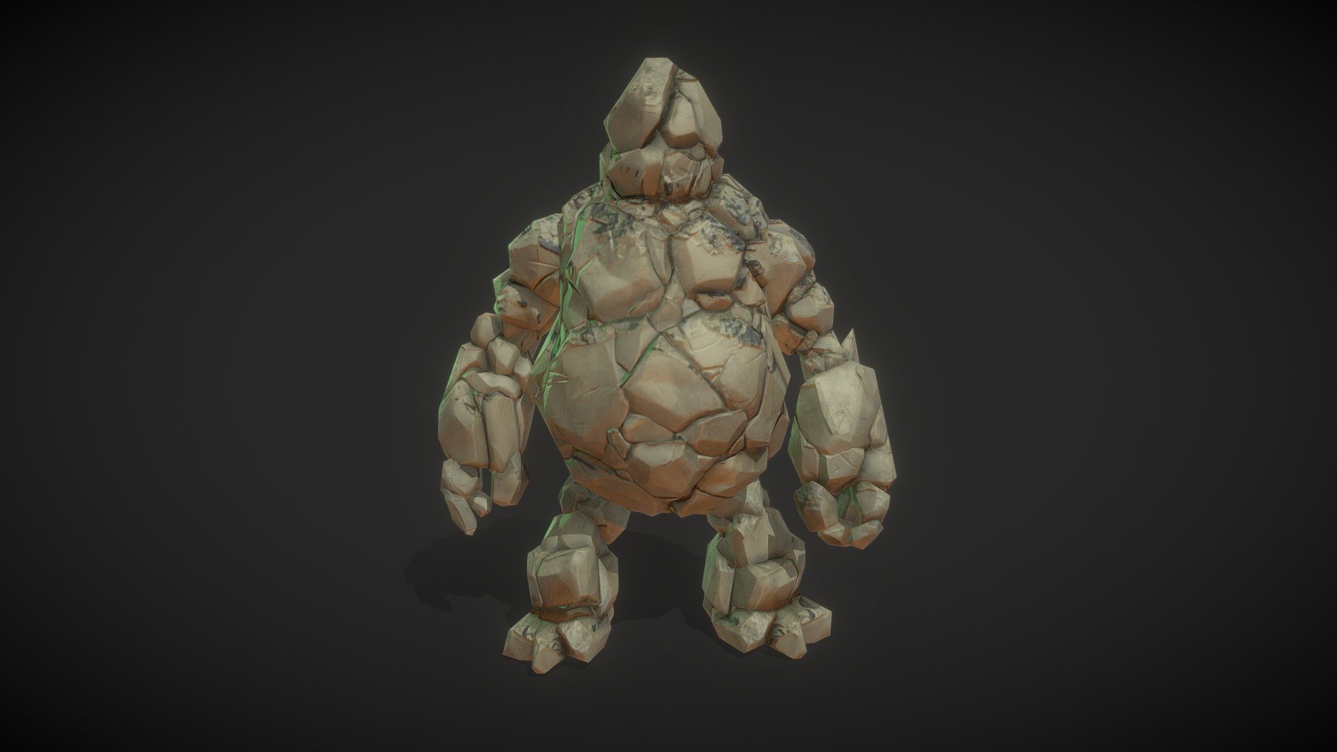 Monsters: Golem 1 - 3D model by Klaudia Naumann (@klaudia_naumann) [6818c7e] - Sketchfab