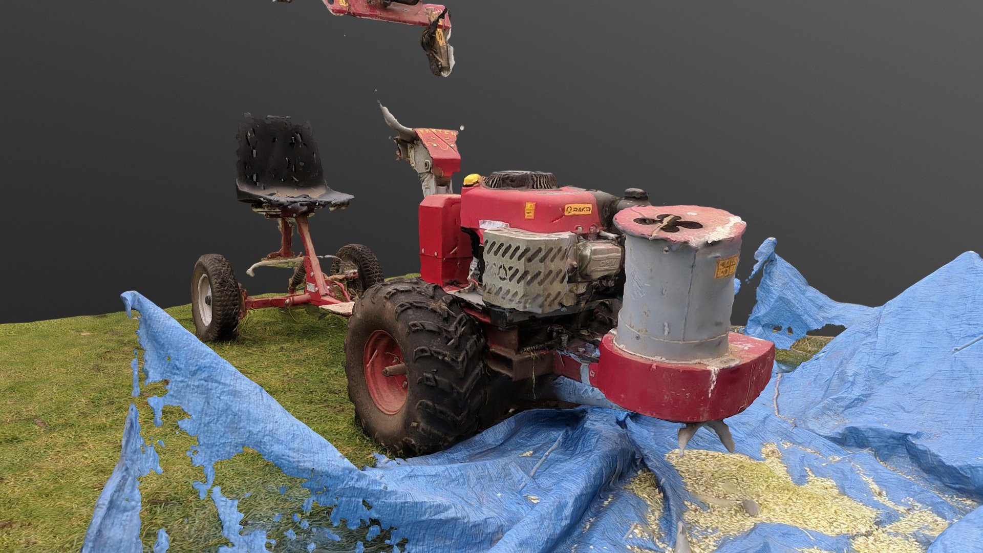 Lawn Tractor - 3D model by Pierre-Antoine (@pa) [6819937] - Sketchfab