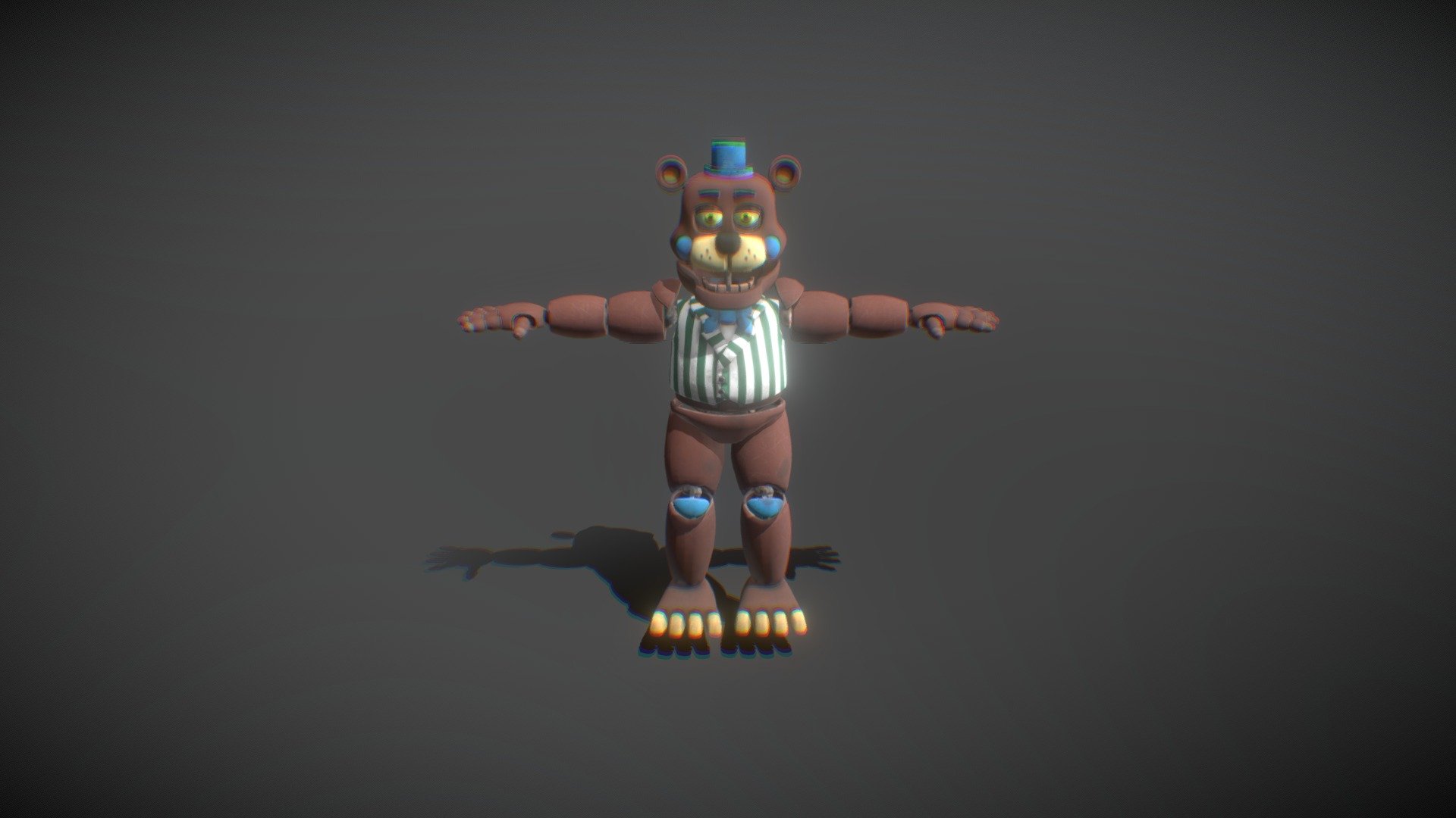fnaf-hw2-barker-bear - 3D model by V4nNy97 [6819be8] - Sketchfab
