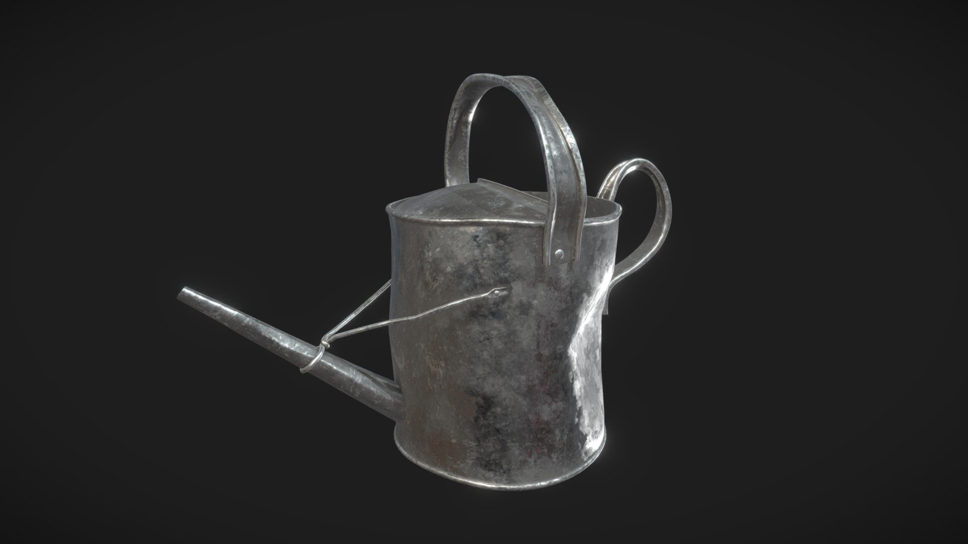 Old Watering Can - 3D model by Justin Collins (@justinmc.design ...