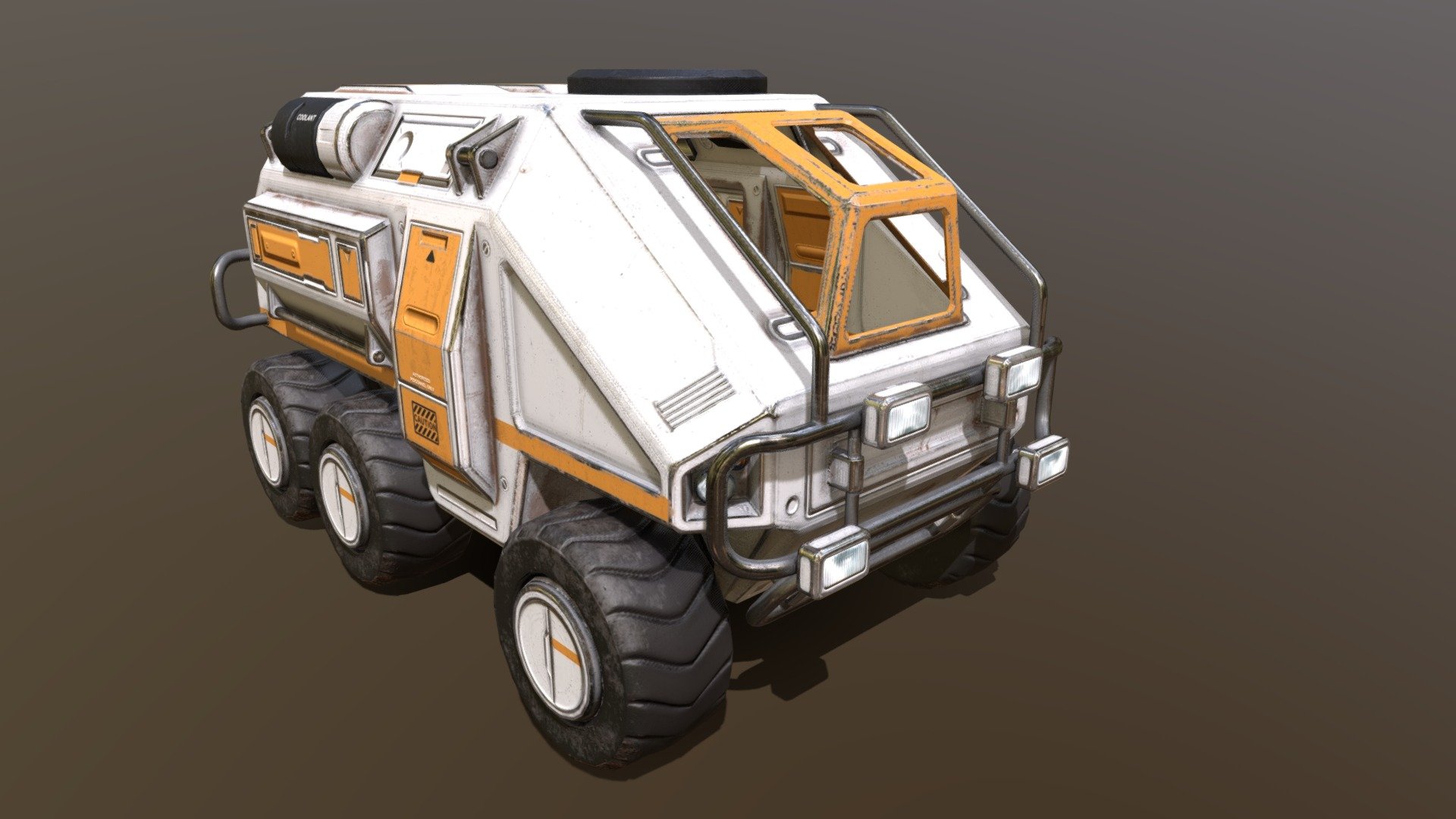 Low poly "Marauder" ATV - 3D model by creosine [681e04b] - Sketchfab