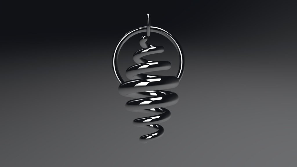 Helix Pendant - 3D model by 3D Uniquely Yours (@fichthorn) [6820b9a ...