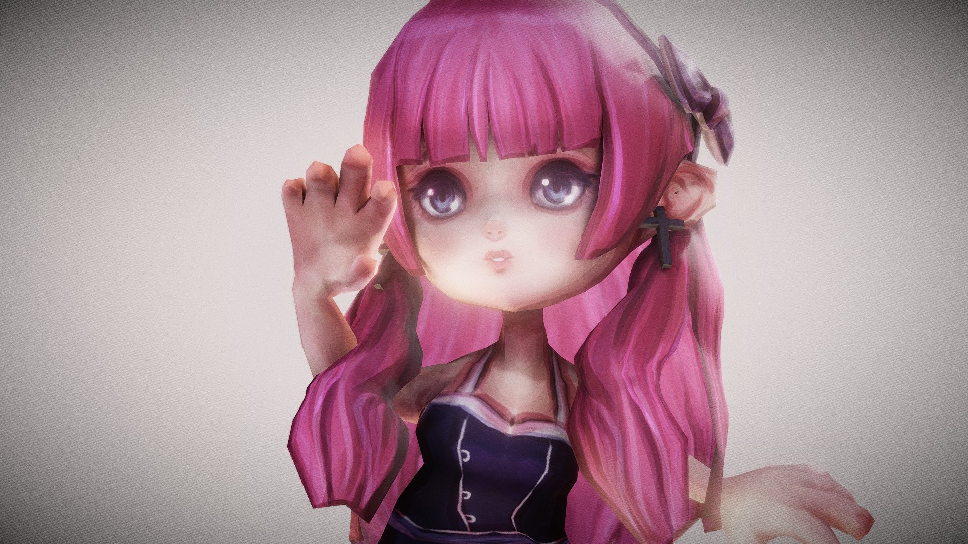 Fan Art - Anna blue Character Lyds Pose two - 3D model by Seraphim ...